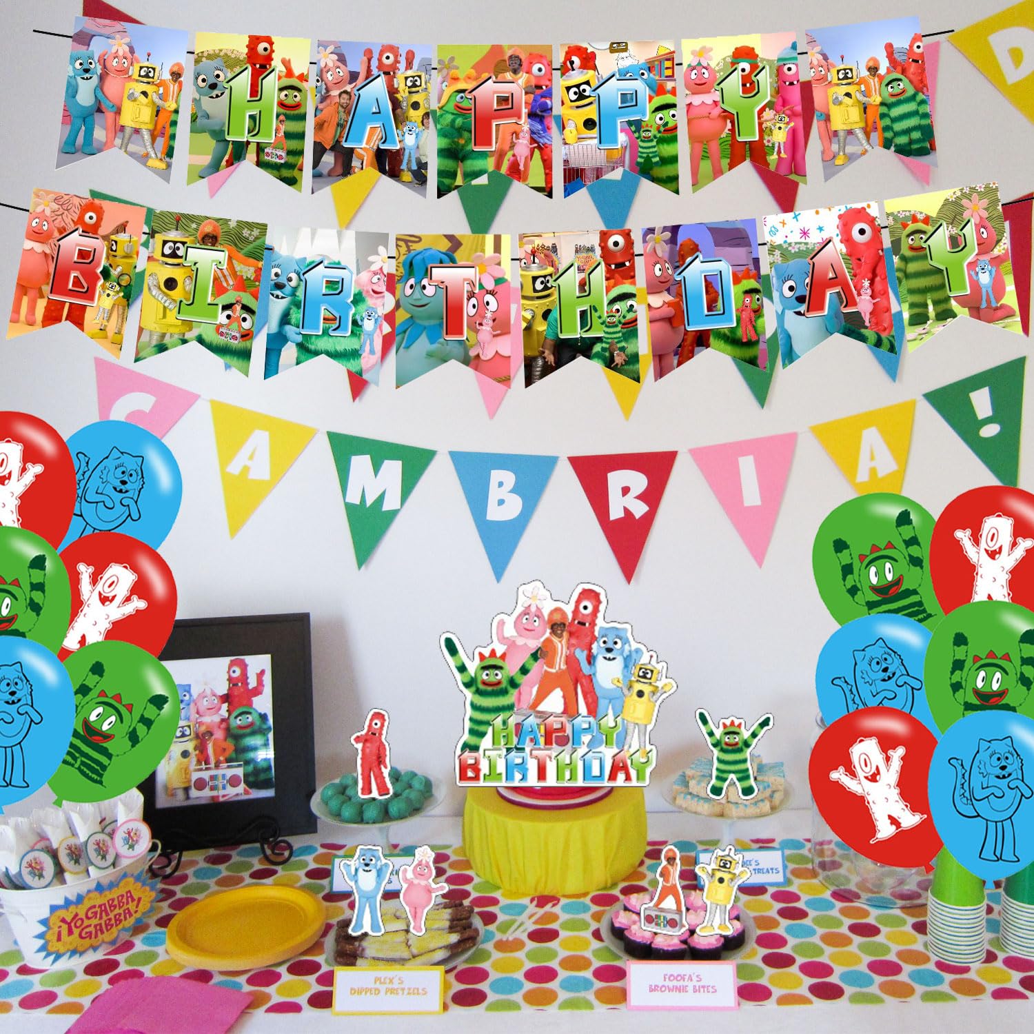 Yo Gabba Gabba Party Supplies Yo Gabba Gabba Brobee Mask Cake Topper