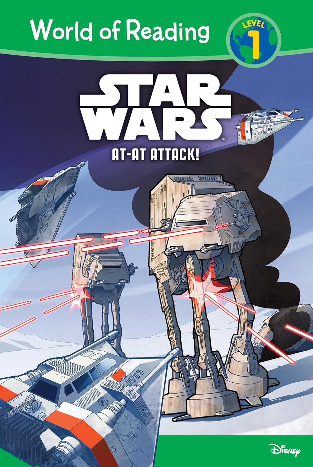 Amazon.com: At-At Attack! (World of Reading Level 1 Set 3 ...