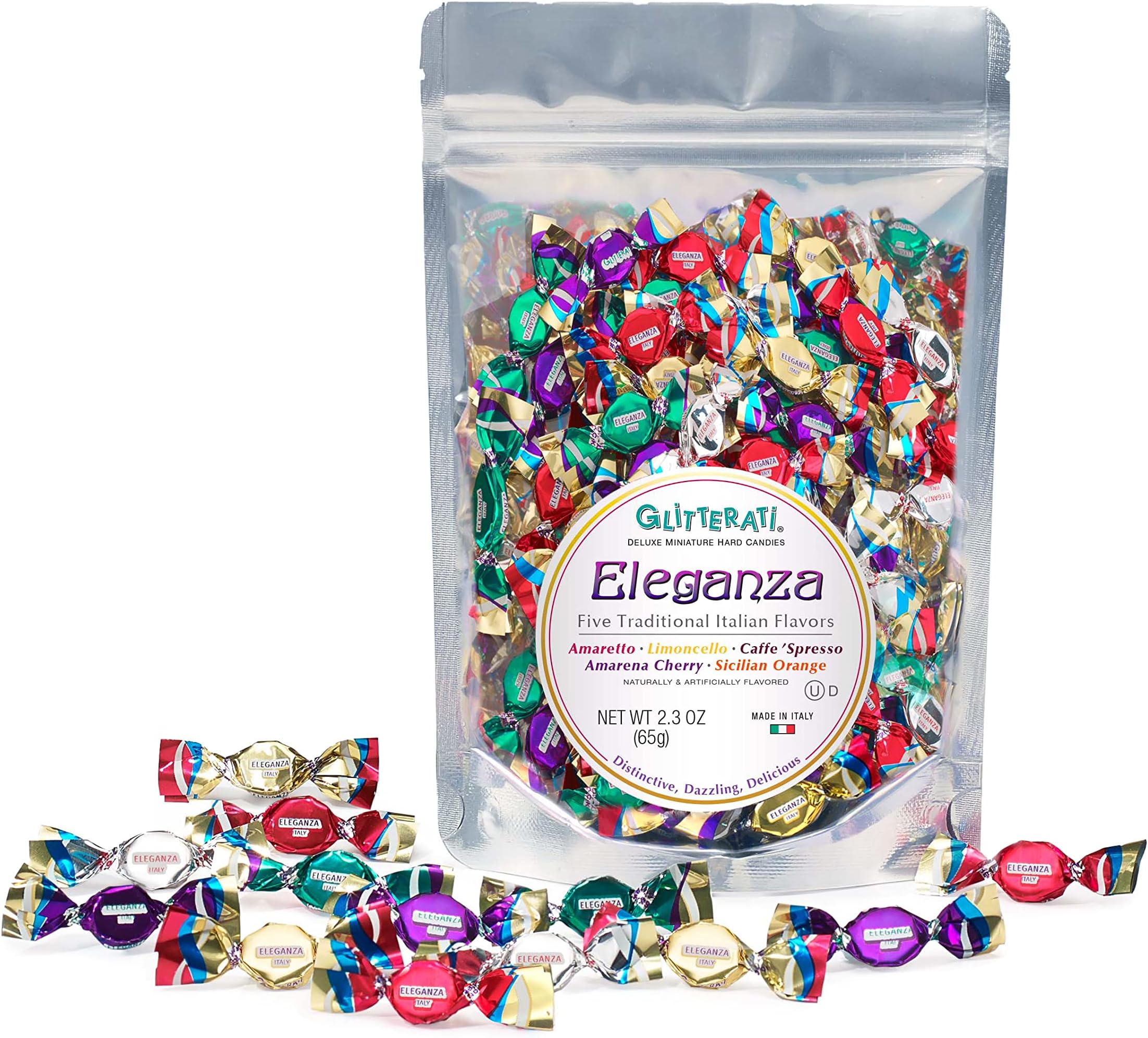 Amazon.com : GLITTERATI Eleganza, Original Italian Miniature Hard ...