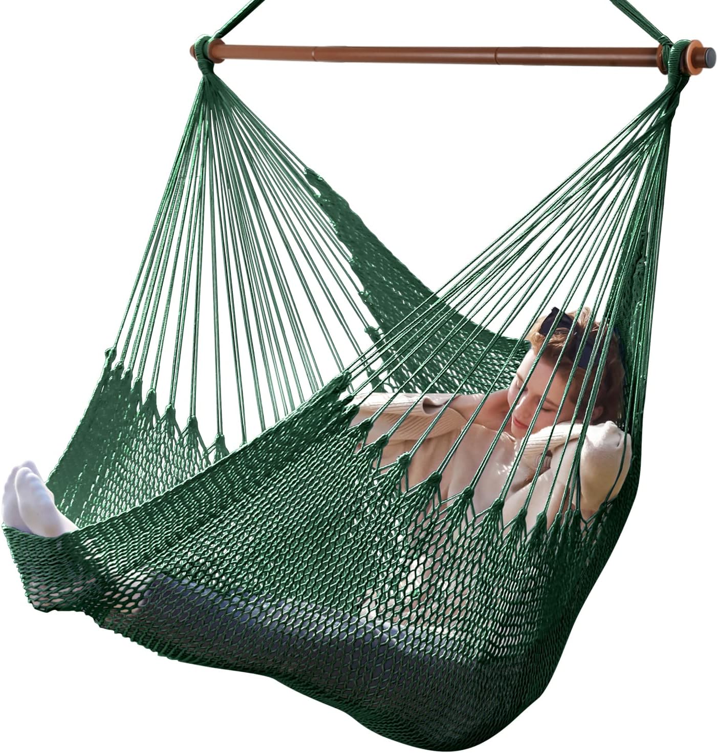 Amazon.com : Lazy Daze Hammock Chair：Caribbean Hanging Rope Swing Chair ...