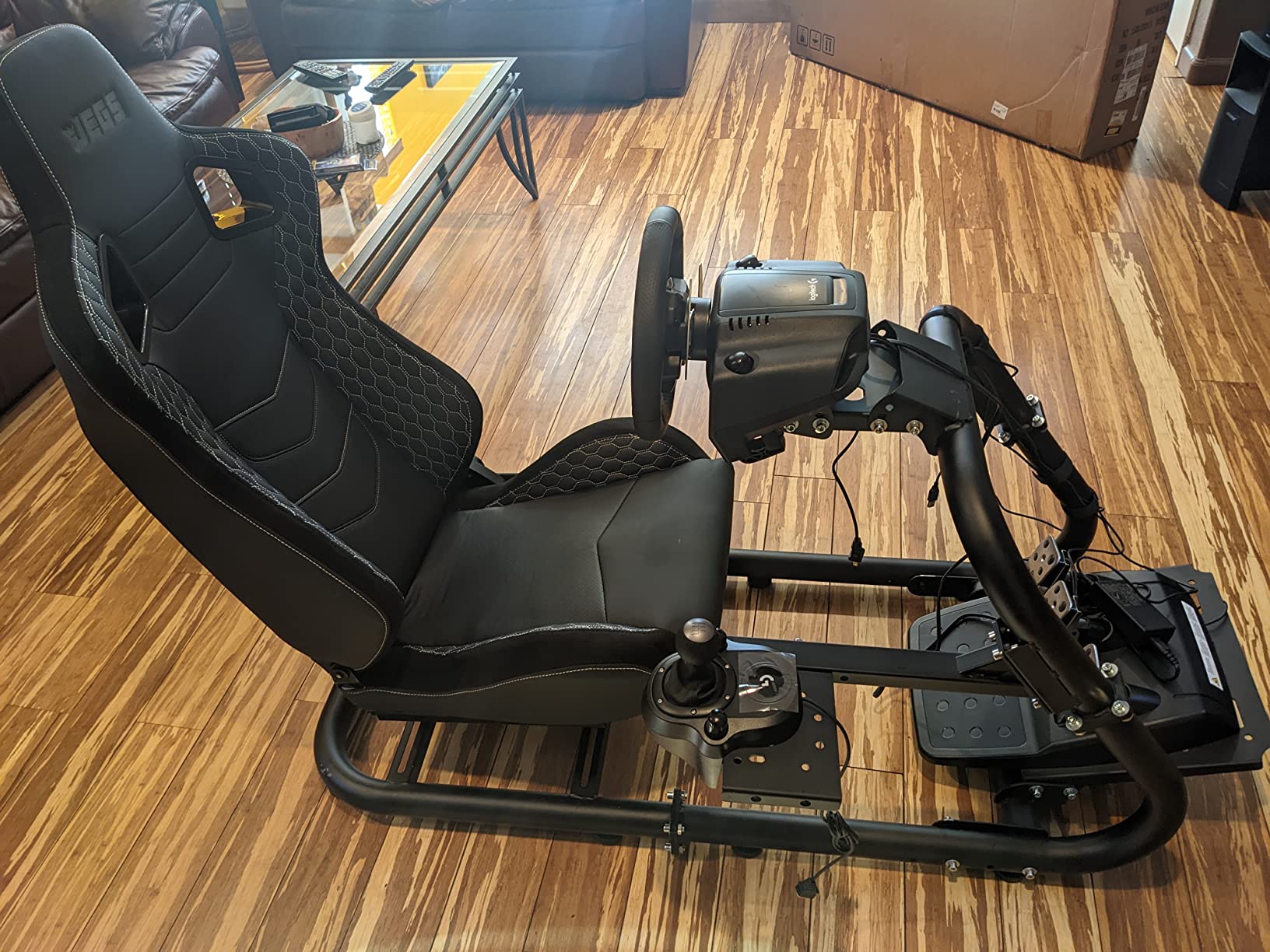 $33/mo - Finance Marada Racing Sim Cockpit Stand 50mm Large Round Tube ...