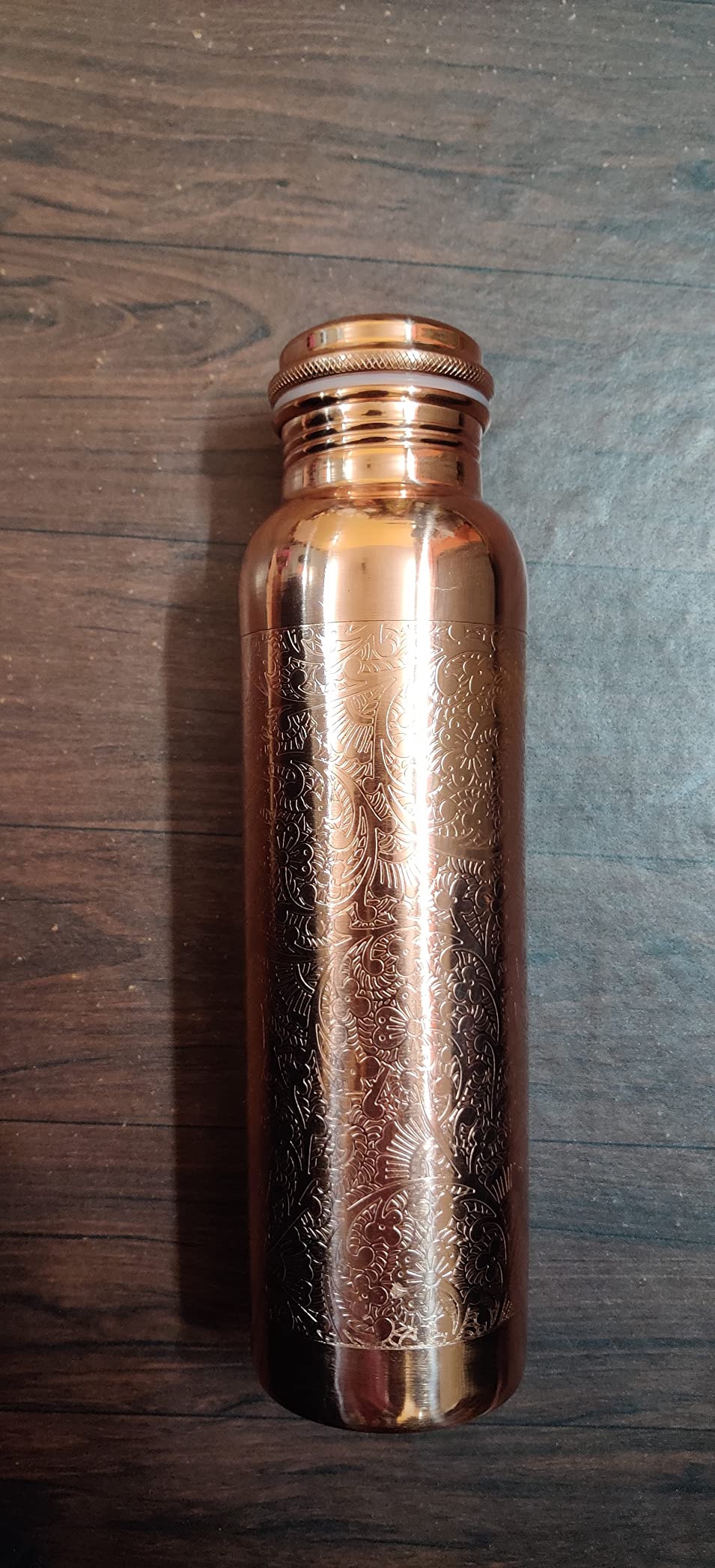 Taal Mell Copper Bottle 1 Ltr Copper Purity Guarantee Certificate, Free ...