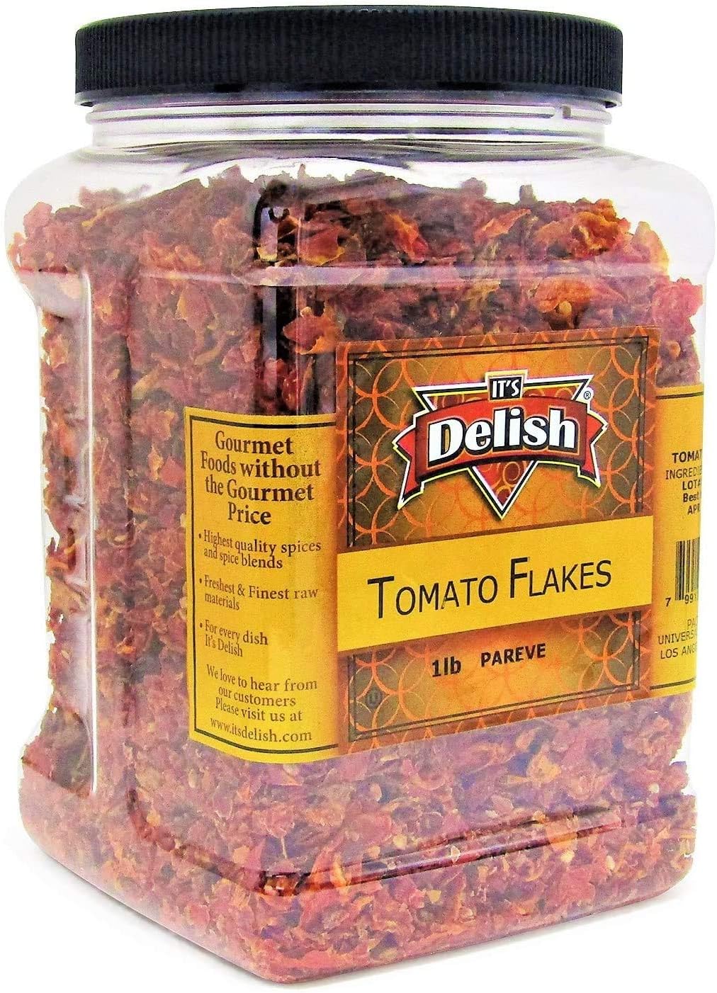Amazon.com: It's Delish Premium Dried Tomato Flakes 16 OZ Jumbo ...