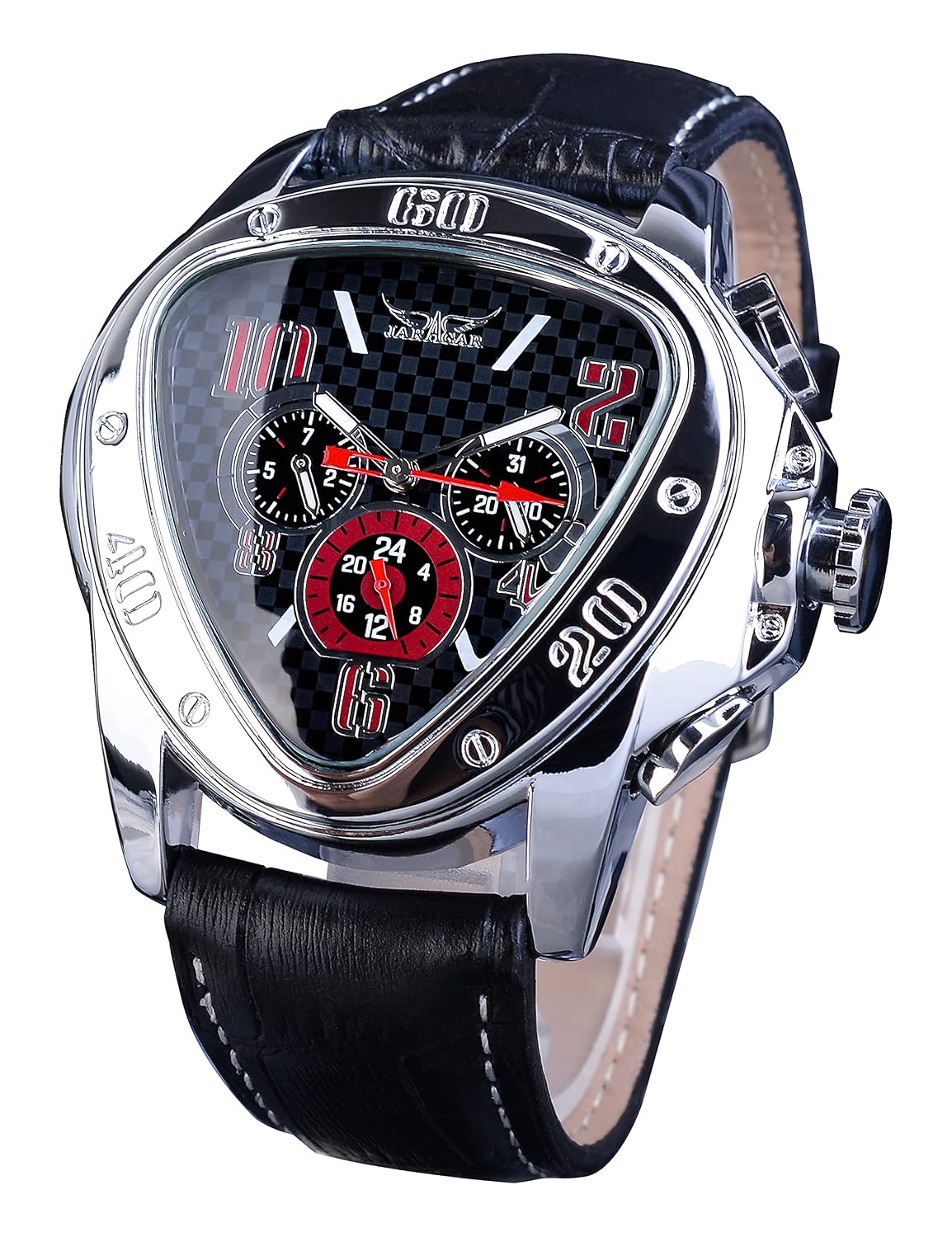 Buy JARAGAR Fashion Sport Triangle Racing Design Automatic Men Wrist ...