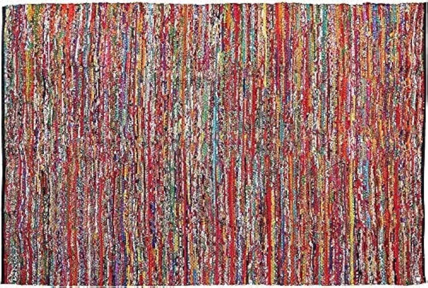 Amazon.com: Eyes of India - 2 X 3 ft Colorful Chindi Woven Area Rag Rug ...