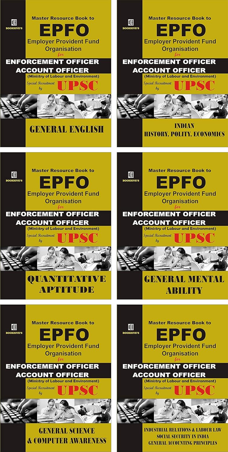 Buy UPSC EPFO (Enforcement Officer/ Accounts Officer) 2021 Edition Book ...