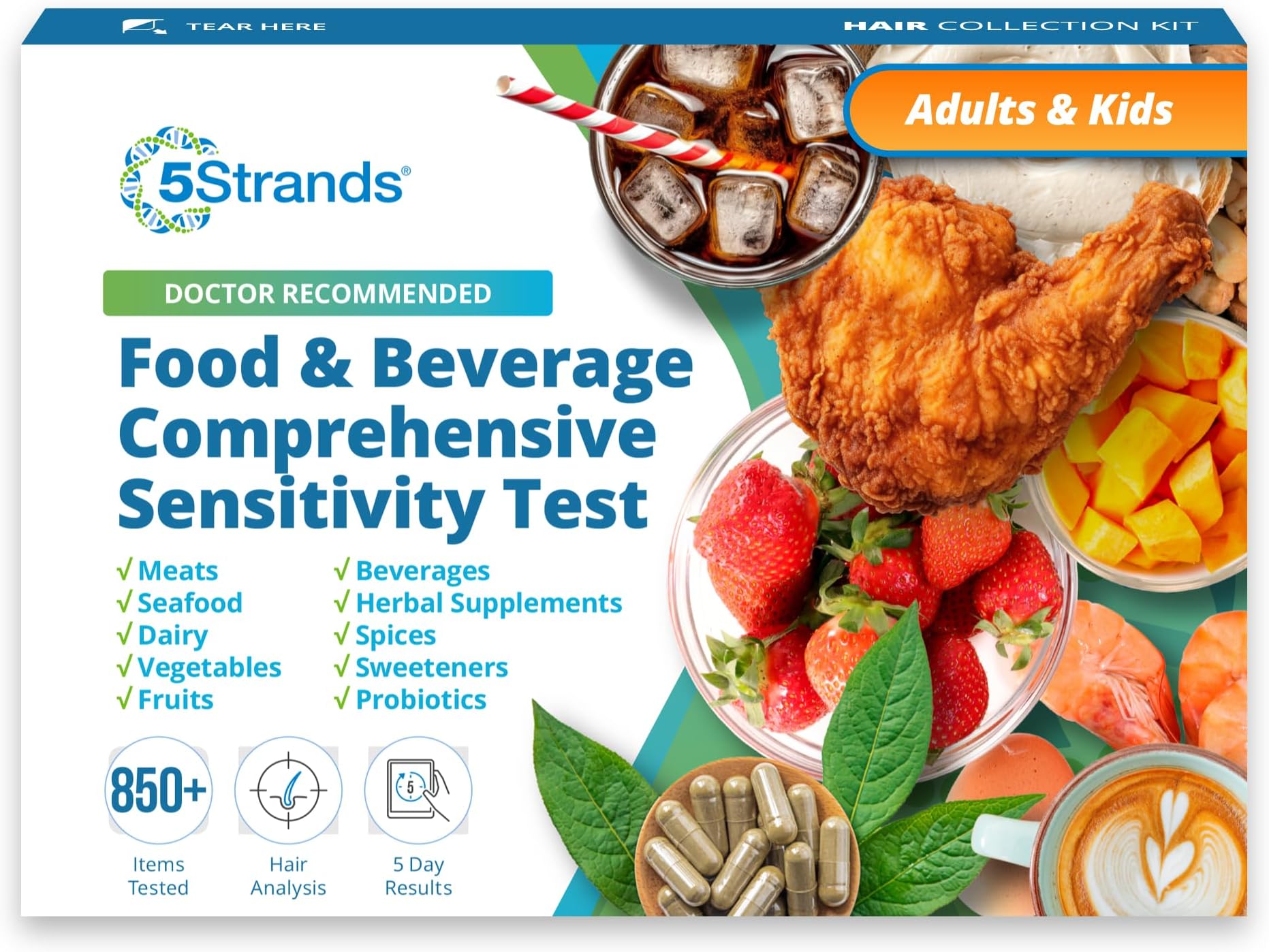 Amazon.com: Comprehensive Food & Beverage Sensitivity Test Kit for ...