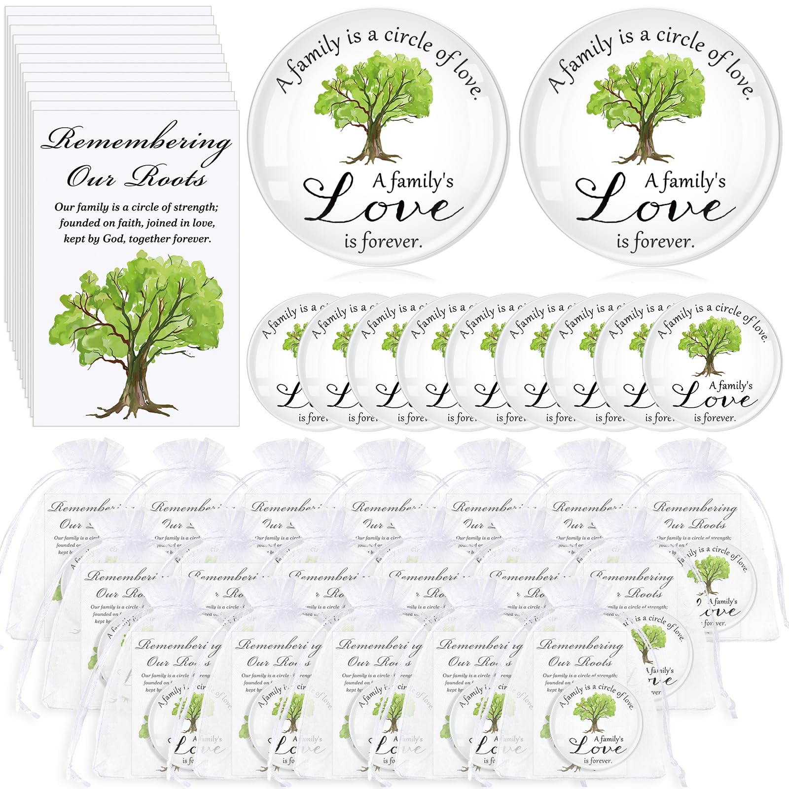 Amazon.com: Tellegloww Family Reunion Favors Bulk Family Tree Fridge ...