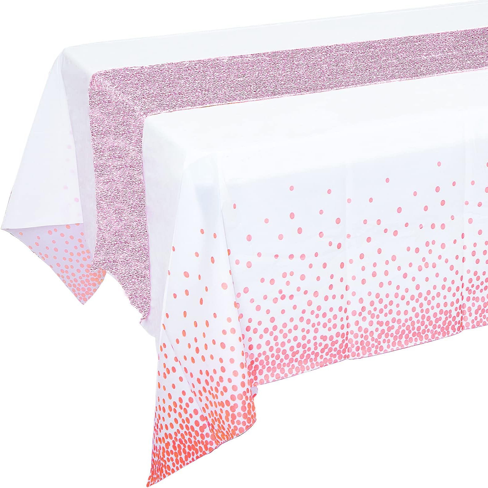 Amazon.com: WNINK 6 Pack Pink Table Cloths for Parties, Gradient Pastel ...
