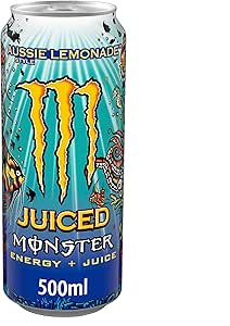 Monster Aussie Lemonade 12 x 500ml Cans : Amazon.co.uk: Grocery