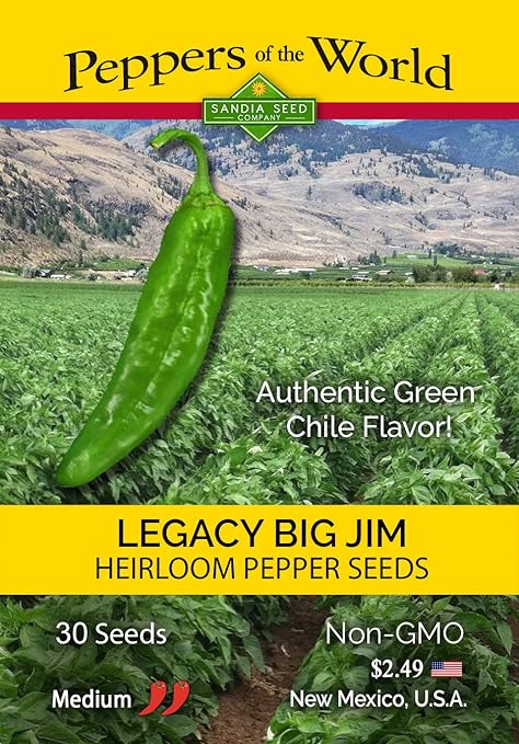 Amazon.com : Big Jim Legacy Hatch Variety - 30 Seeds - Authentic Green ...
