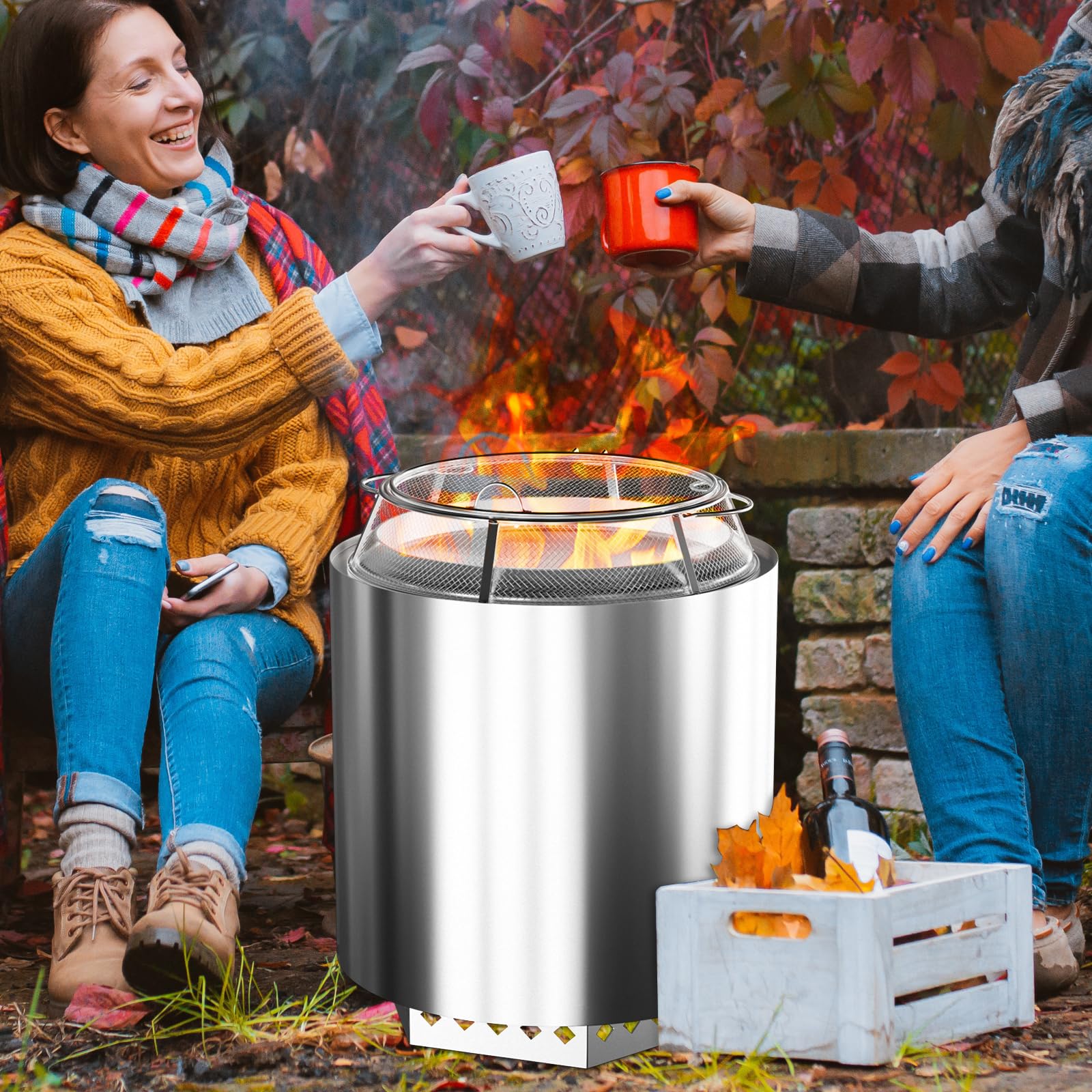 Fire Pit Spark Protector Screen Mesh for Solo Stove Bonfire Shield ...