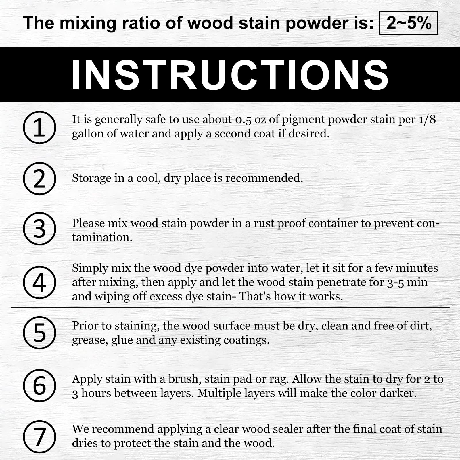 Snapklik.com : Ninesung Yellow Wood Stain Wood Dye Powder For Indoor ...