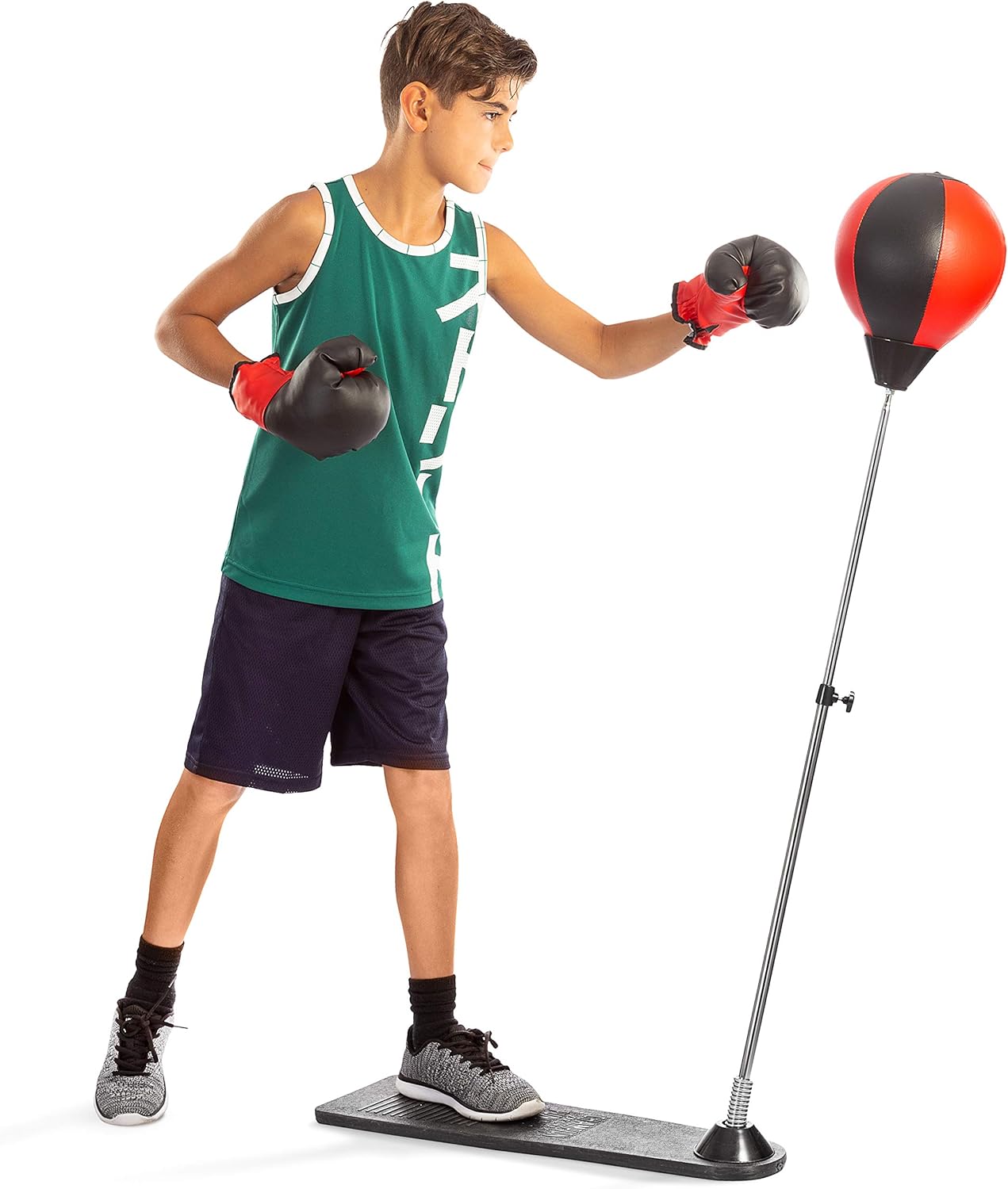 Amazon.com : Tech Tools Punching Reflex Boxing Bag with Stand, Height ...