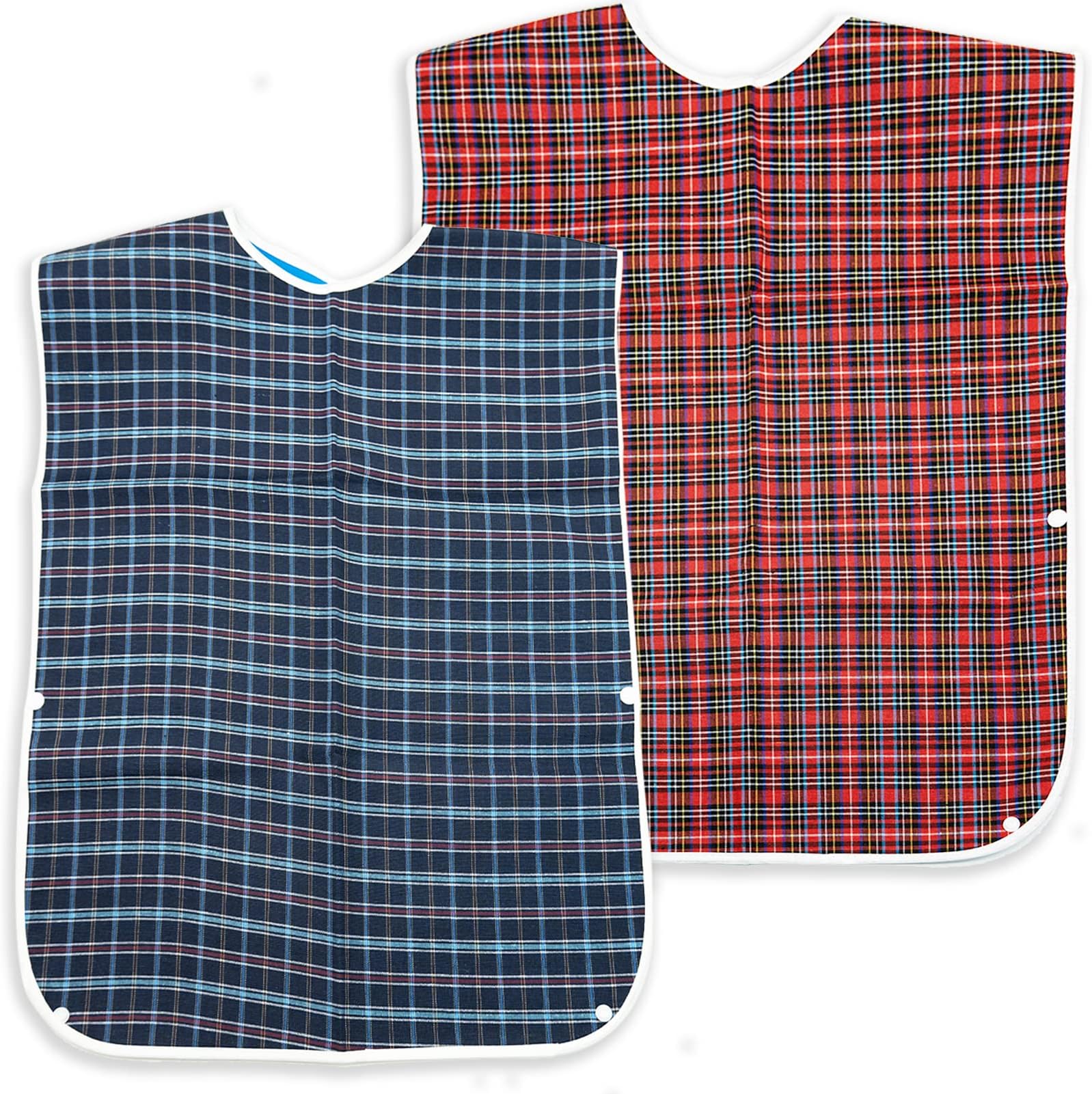 JZK Long large waterproof feeding bib for elderly, adult and teenager ...