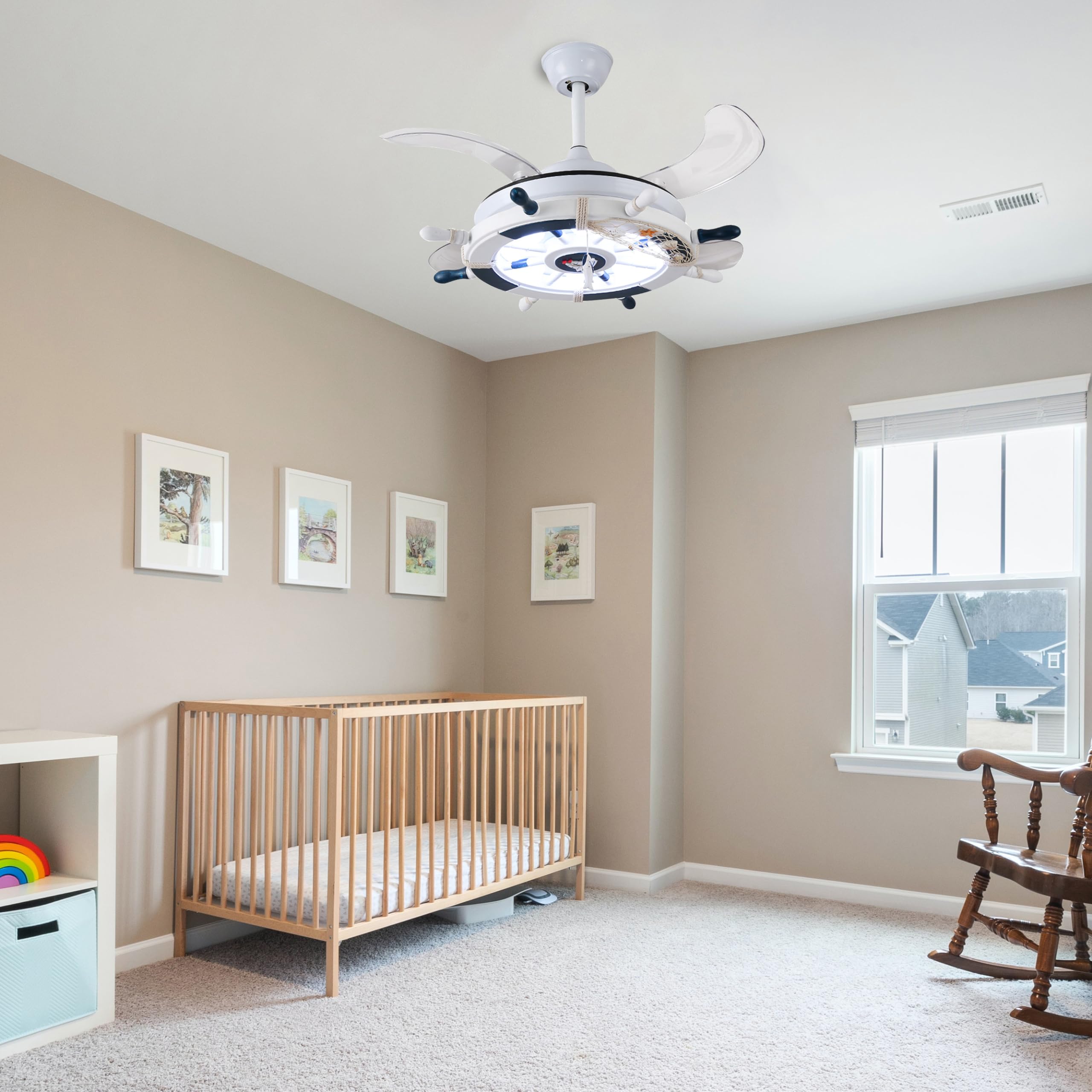 Nautical Ceiling Hugger Fans With Lights High End Ceiling Fans