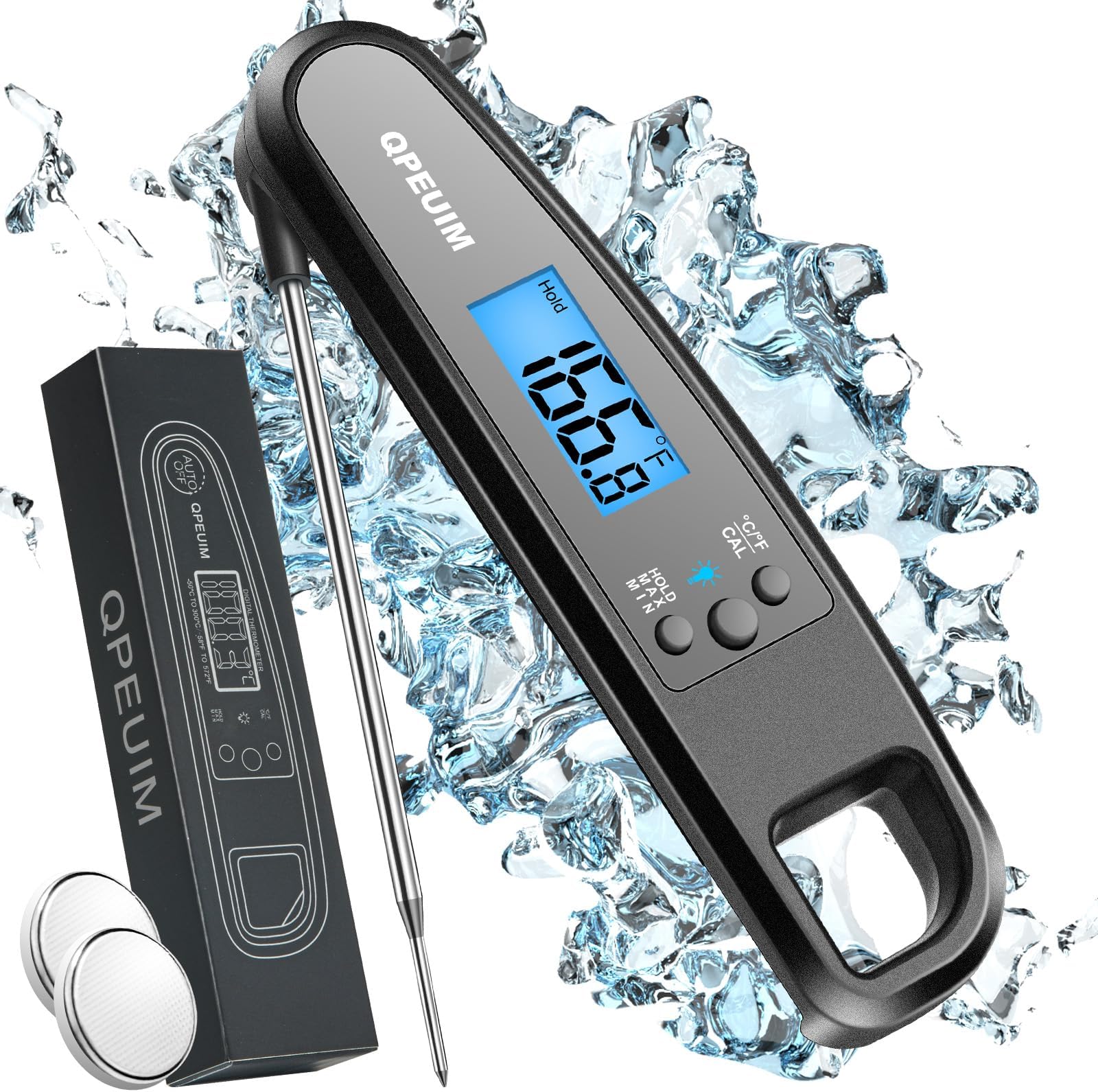 Amazon.com: Instant Read Digital Meat Thermometer for Cooking and ...