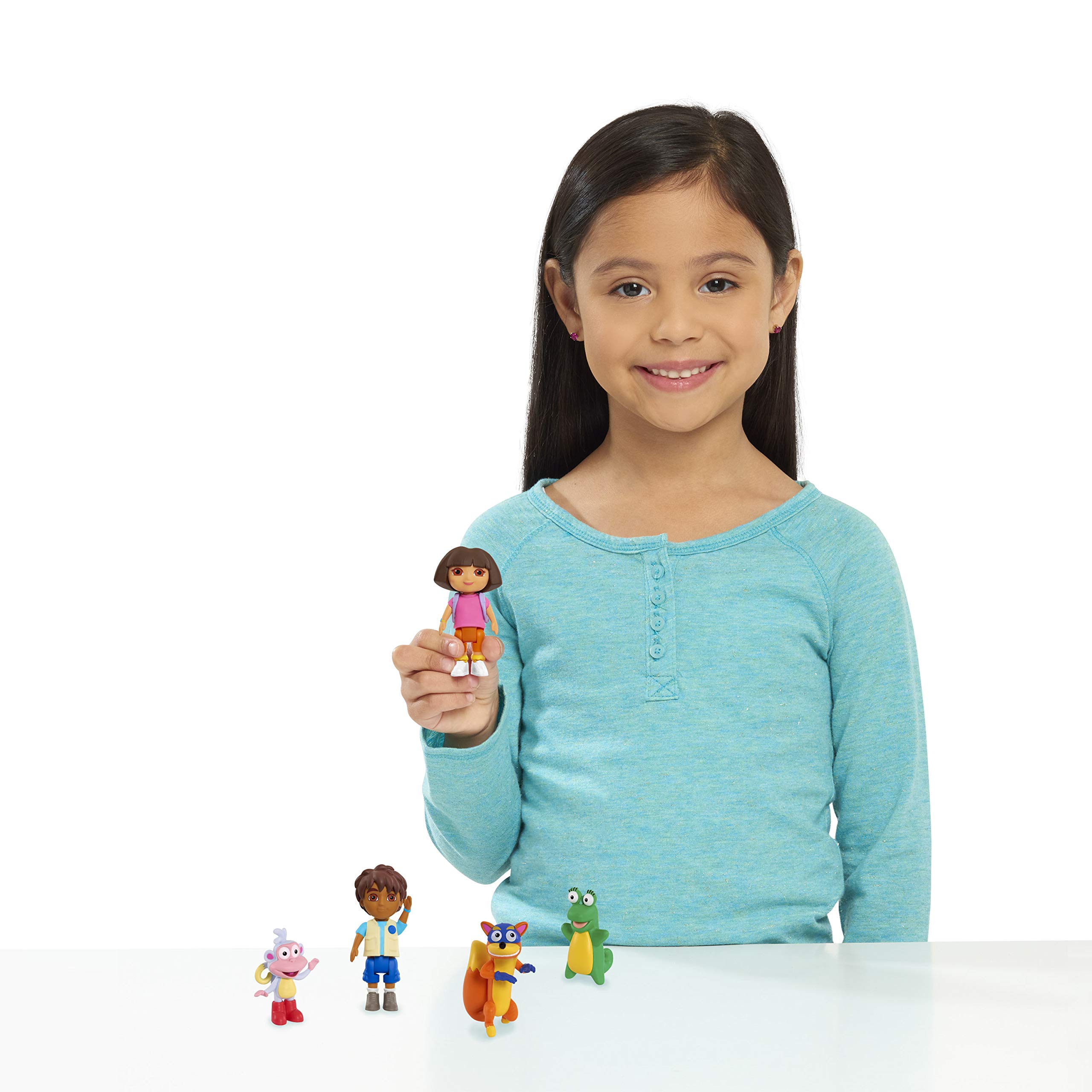 Just Play Dora The Explorer Collector Figure Set, 5-Pieces, Includes ...