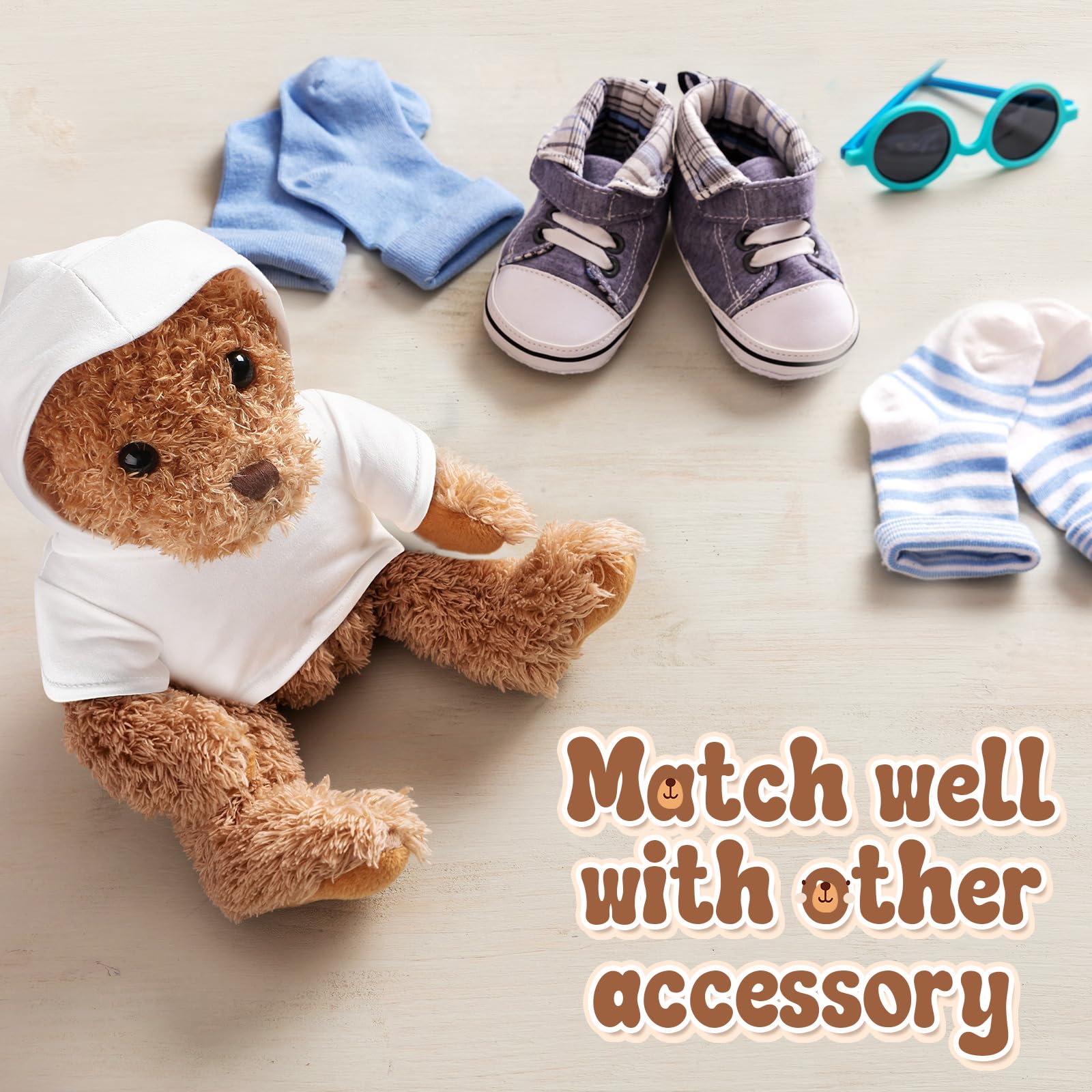 Snapklik.com : 8-12 Inch Stuffed Animal Clothes Tshirt Sublimation ...