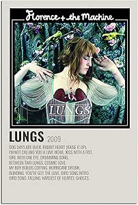 Amazon.com: Florence And The Machine Poster Lungs Album Cover Art Wall ...