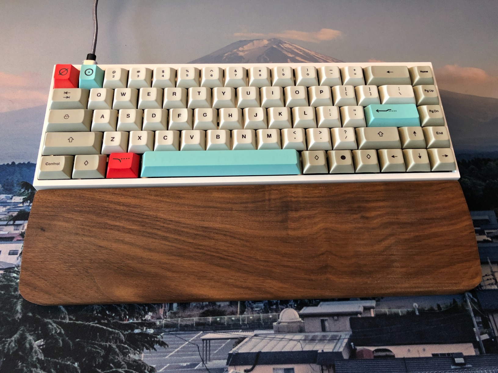 Amazon.com : Handmade Wooden Mechanical Keyboard Wrist Rest, Solid ...