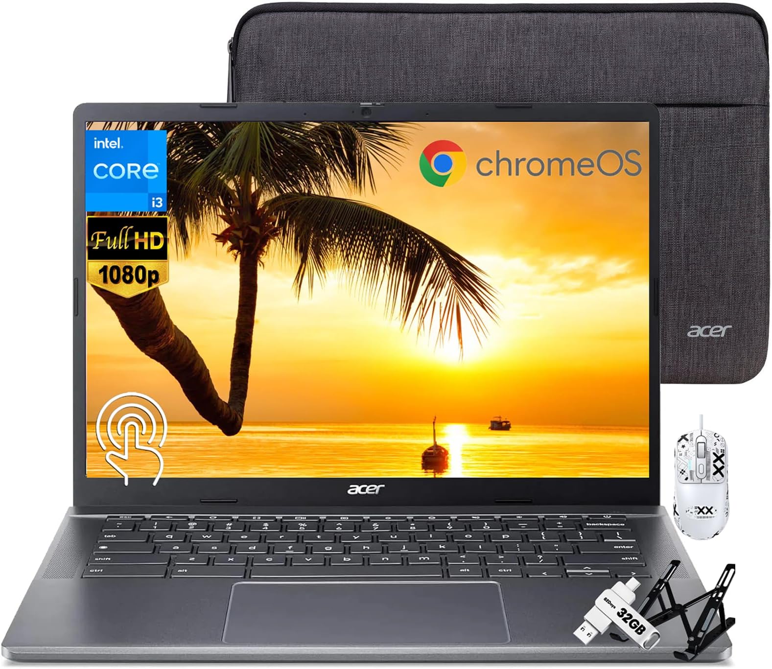 Amazon.com: acer Chromebook Plus 514 Touchscreen Laptop, Intel 8-Core ...
