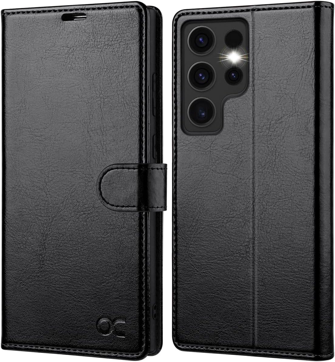 Amazon.com: OCASE Compatible with Galaxy S24 Ultra 5G Wallet Case, PU Leather Flip Folio Case ...