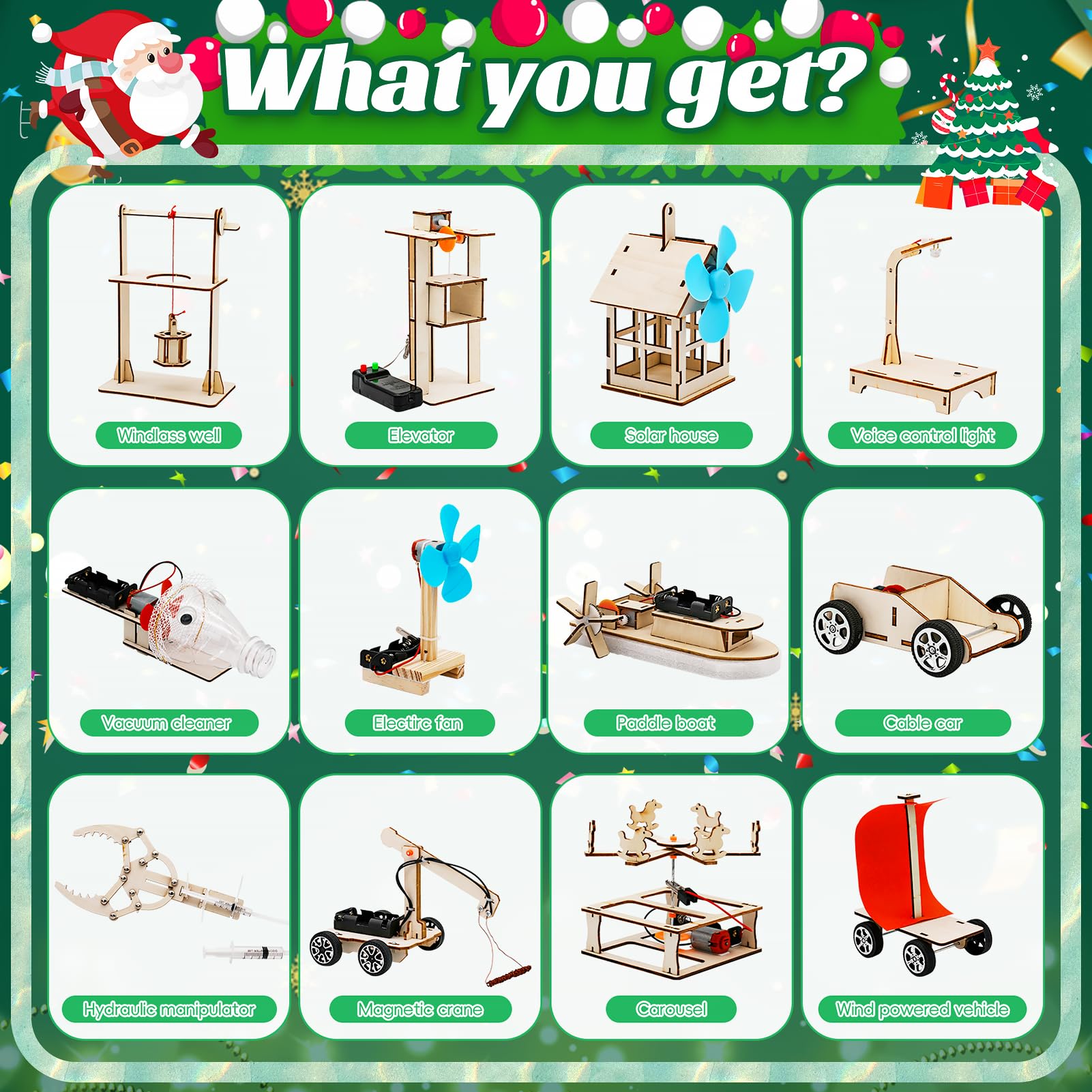 Snapklik.com : Christmas Advent Calendar 2024 Stem Kits Calendar For ...