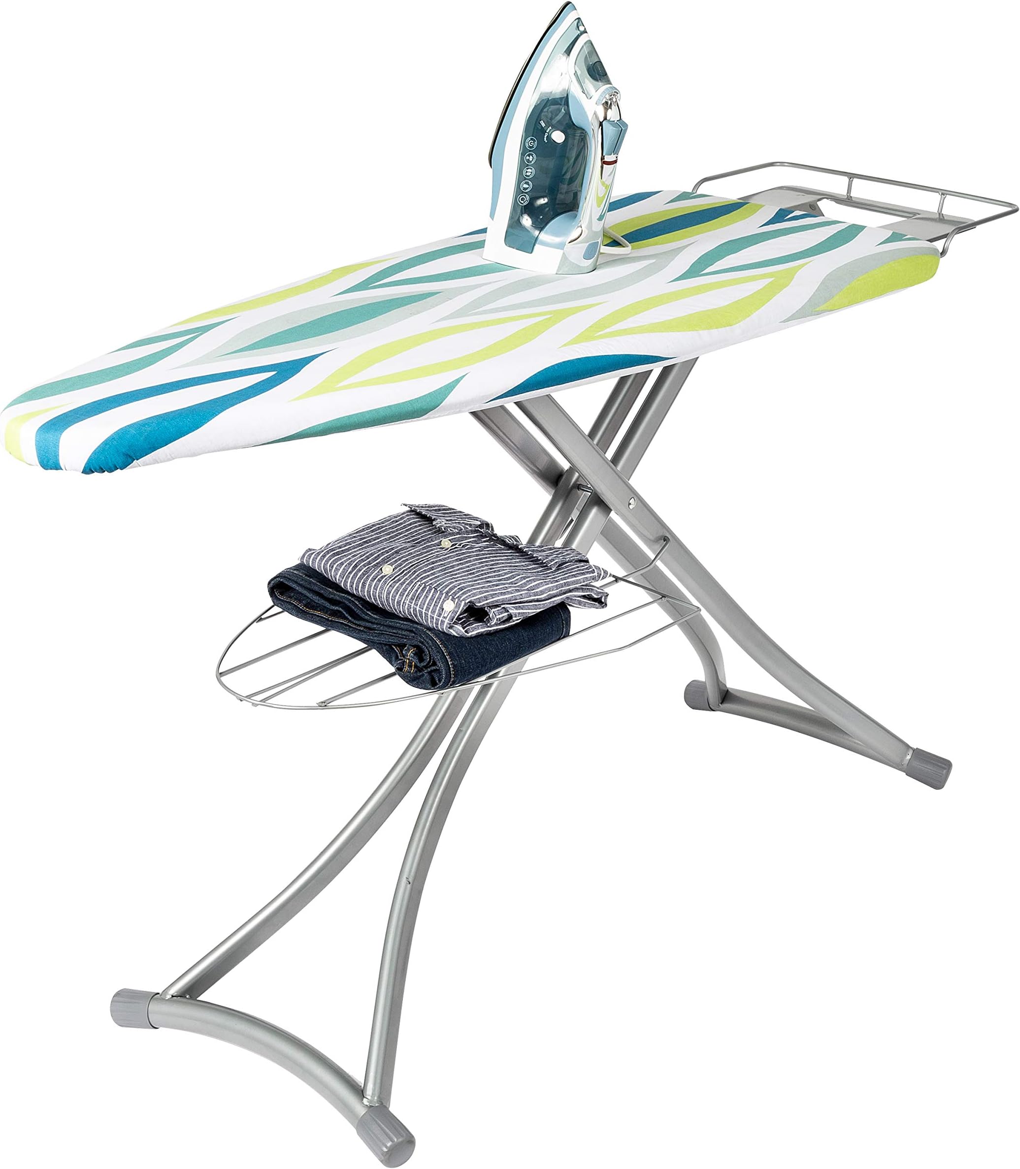 Amazon.com: Sunbeam Ironing Board with Rest,Blue : Home & Kitchen