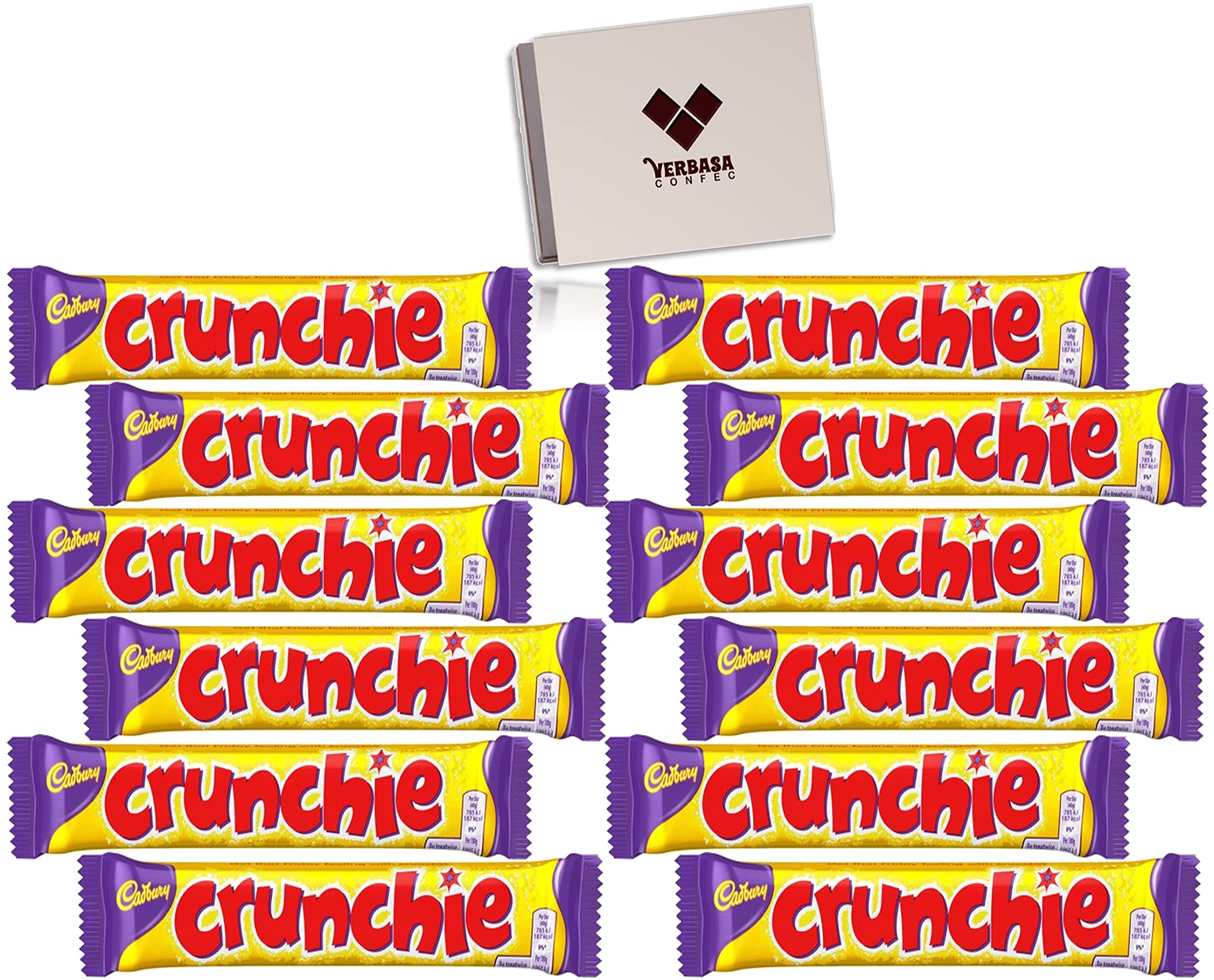 Buy VERBASA Cadbury Crunchie 40g - 12 FULL SIZE Chocolate bars of ...