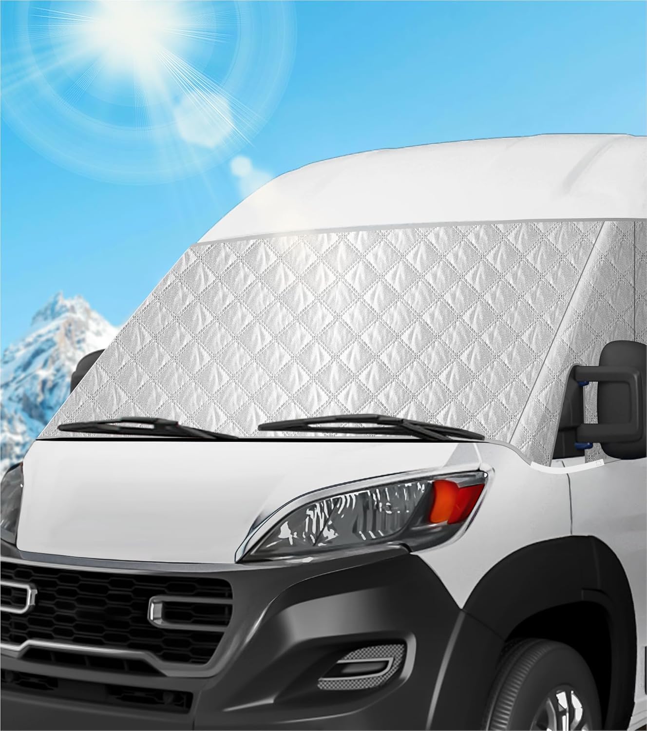 Amazon.com: VANNCAMP Windshield Cover for Ram ProMaster 2014-2025 ...
