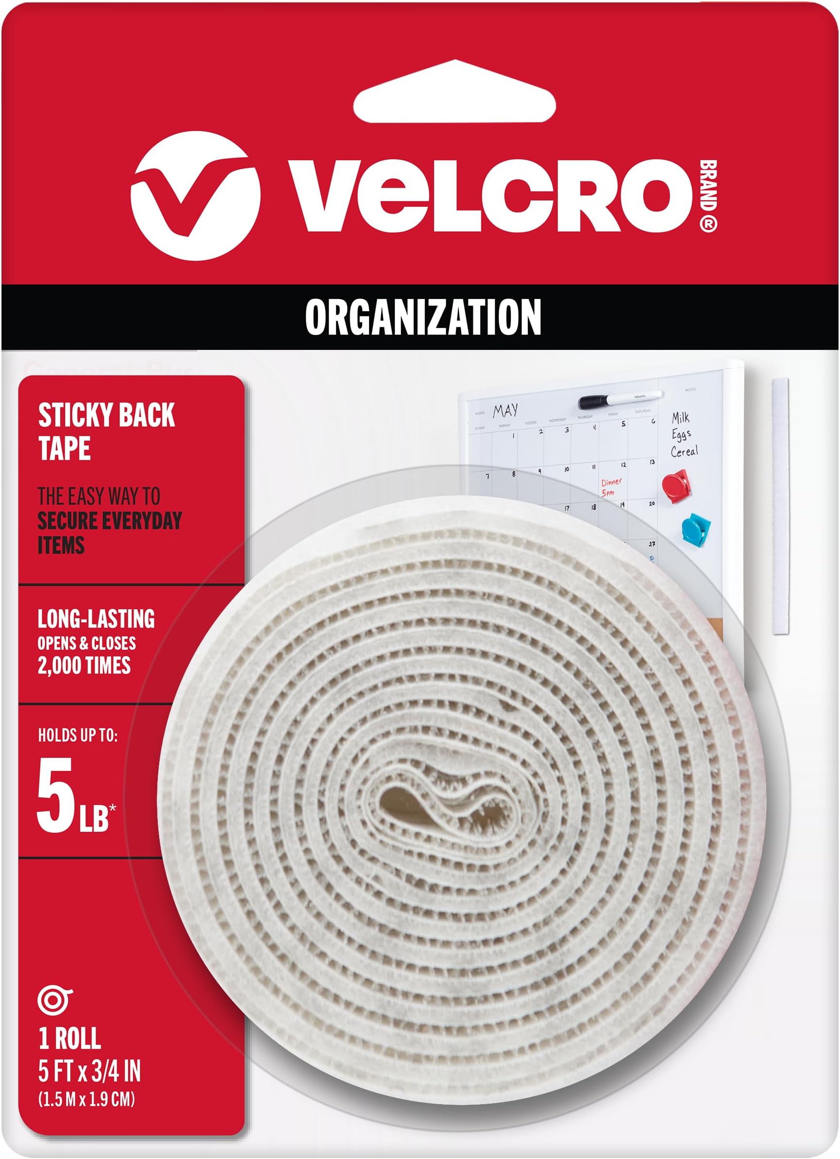 Amazon.com: VELCRO Brand - Thin Fasteners - Premated - Ovals, 40 Sets ...