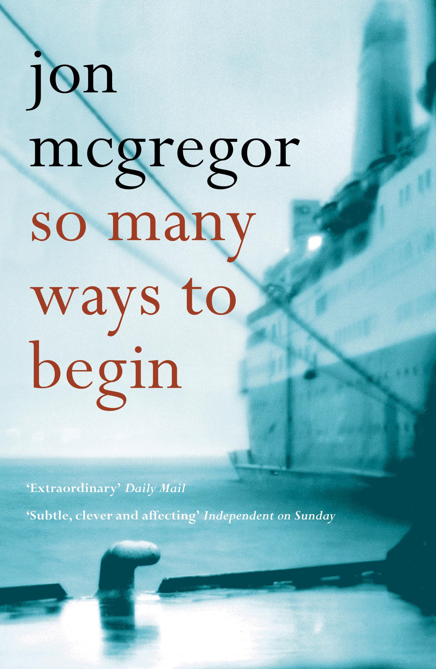So Many Ways to Begin: Amazon.co.uk: McGregor, Jon: 9780747585978: Books