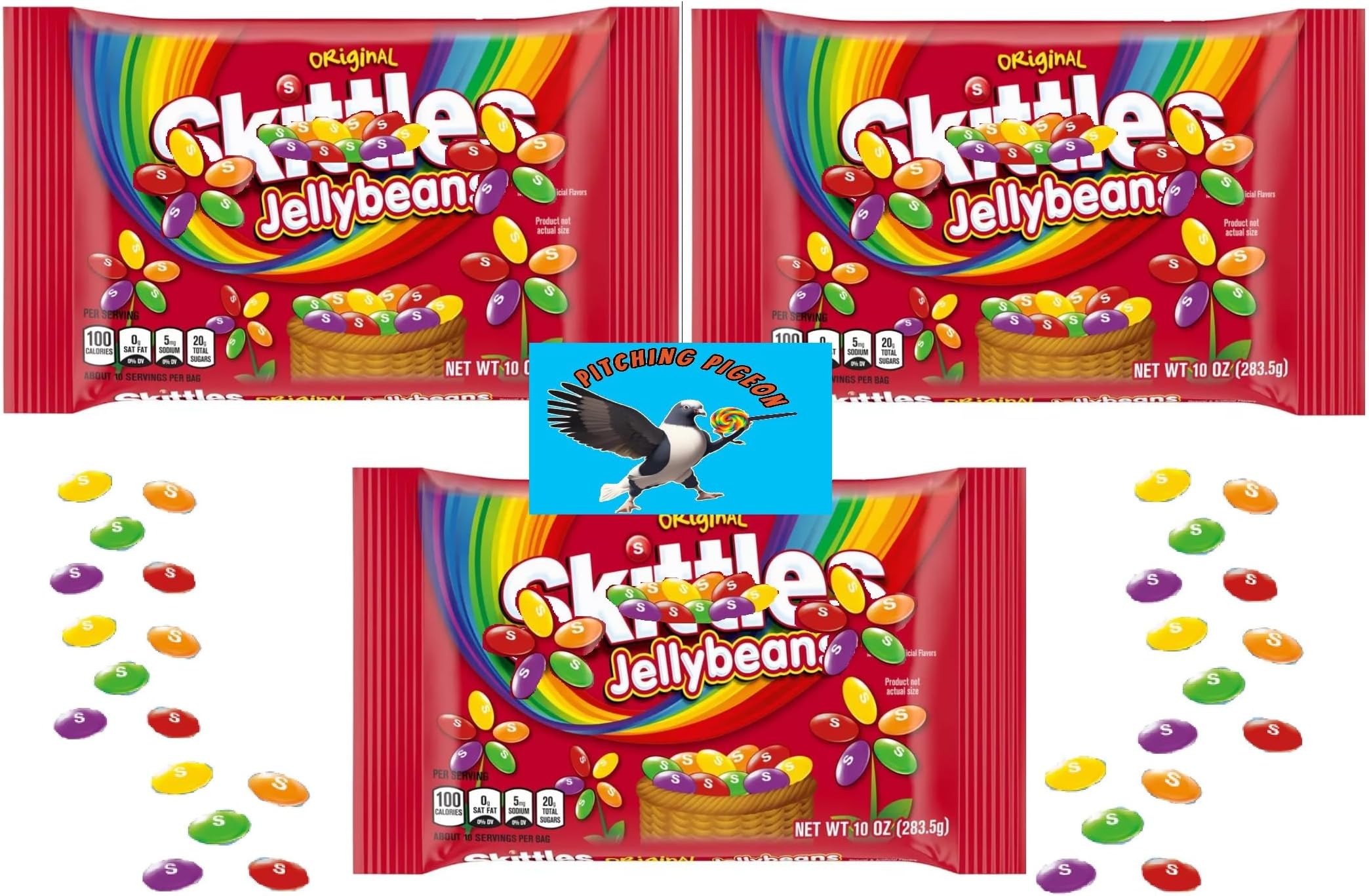Amazon.com : Skittlles Original Easter Jelly Beans Candy 30oz Easter ...
