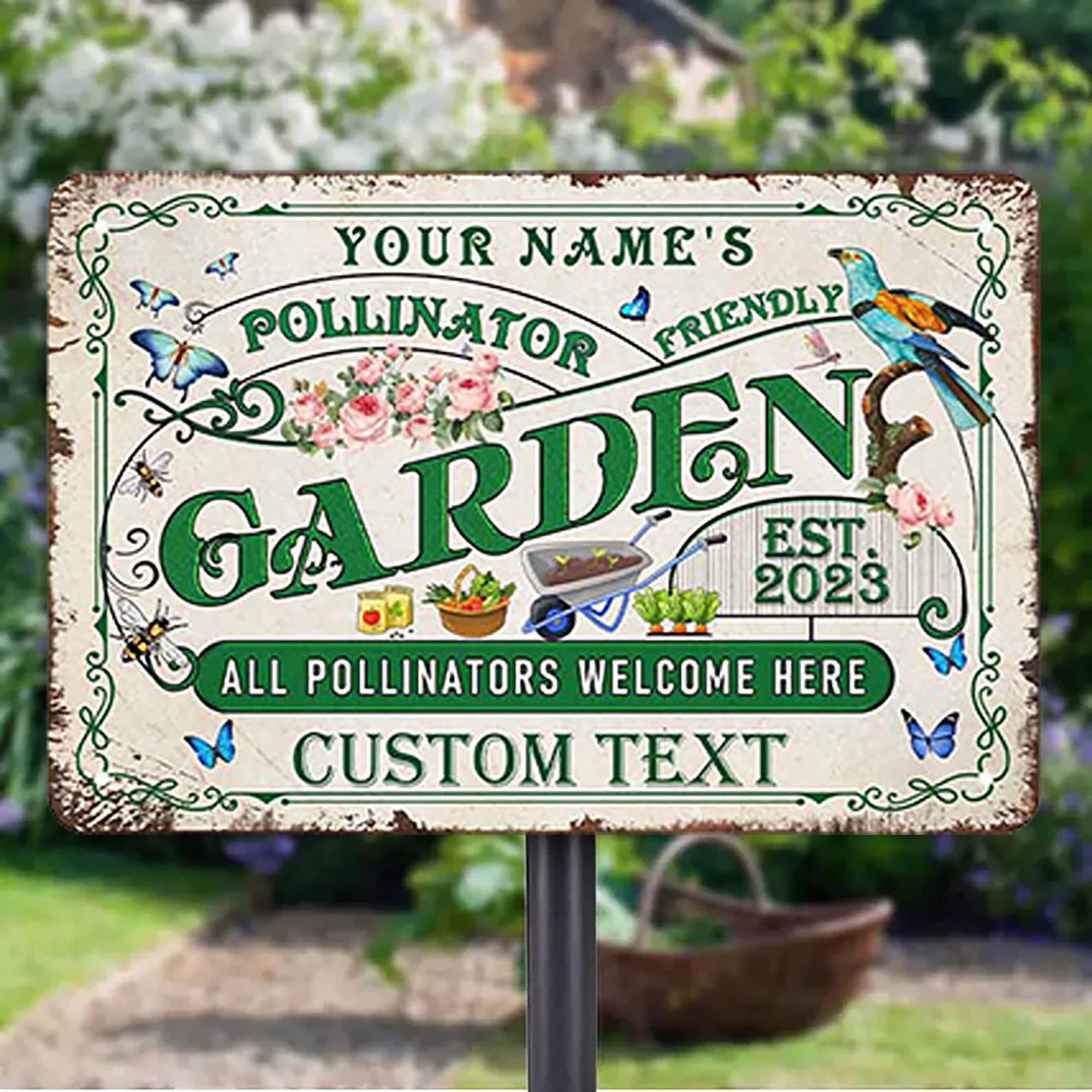 Amazon.com : Custom Metal Signs with Name Made in USA Personalized ...