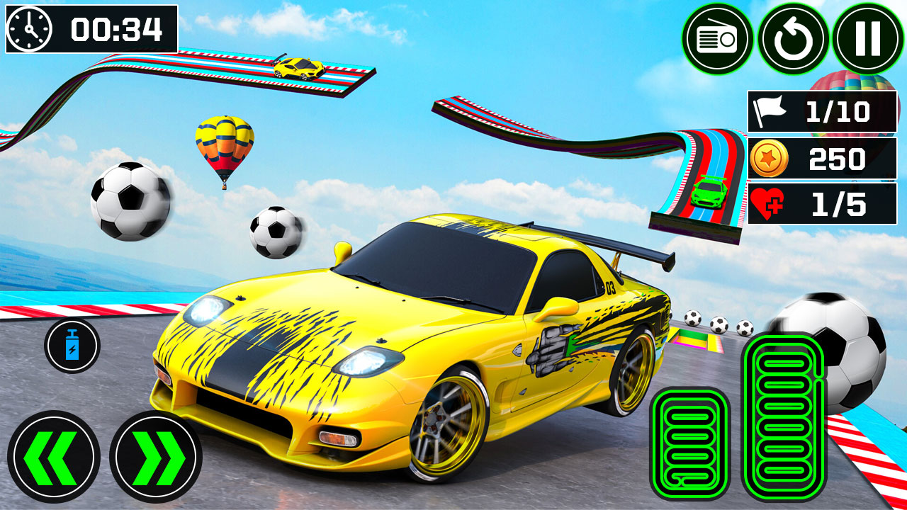 Impossible Car Stunt Extreme Mega Ramp Car Racing 3D Game: Offline ...