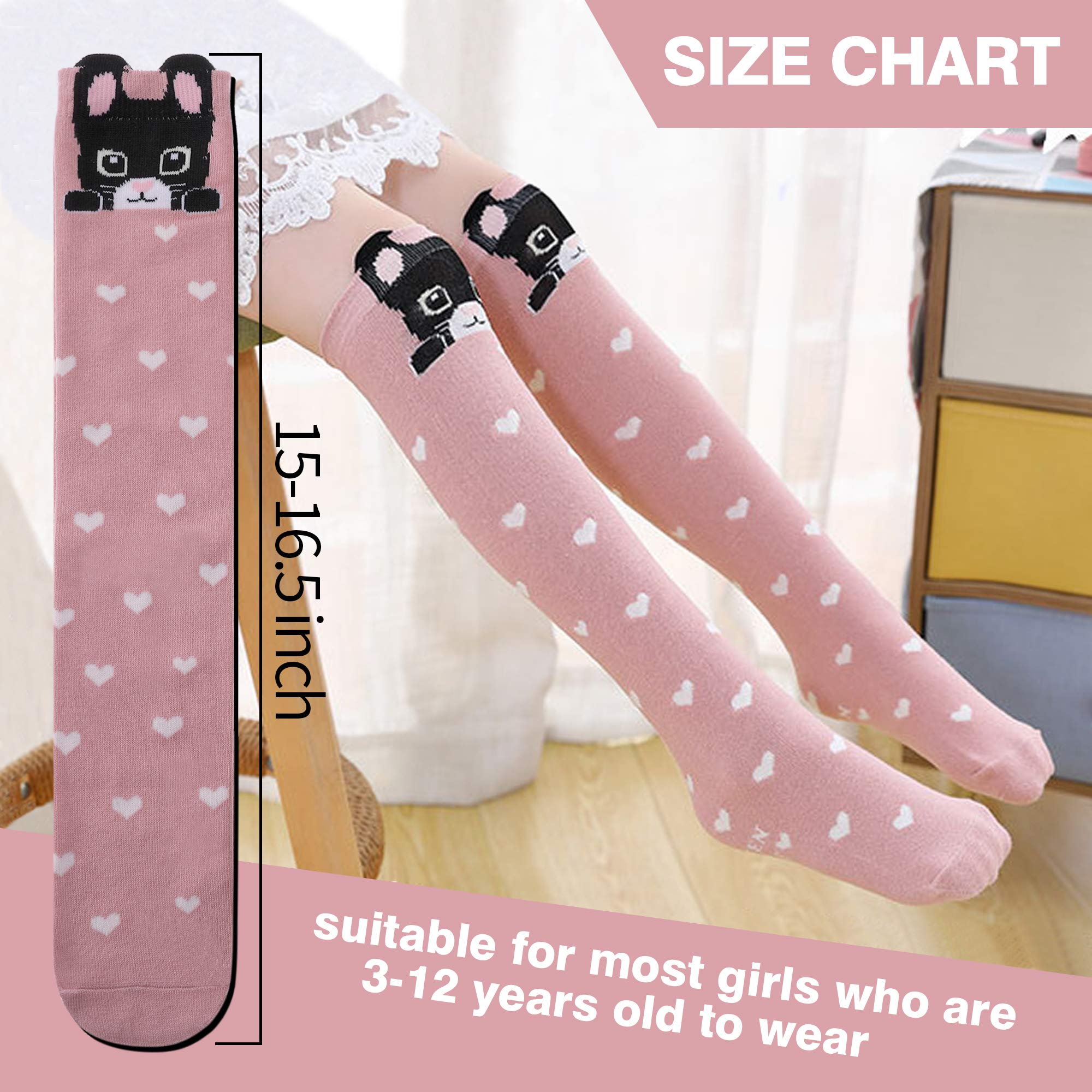 Snapklik.com : SDBING Kids Girls Knee High Socks Crazy Funny Gift ...
