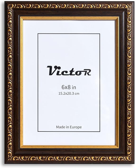 Amazon.com - VictoR picture frame Chagall 6x8 black gold frame, vintage ...