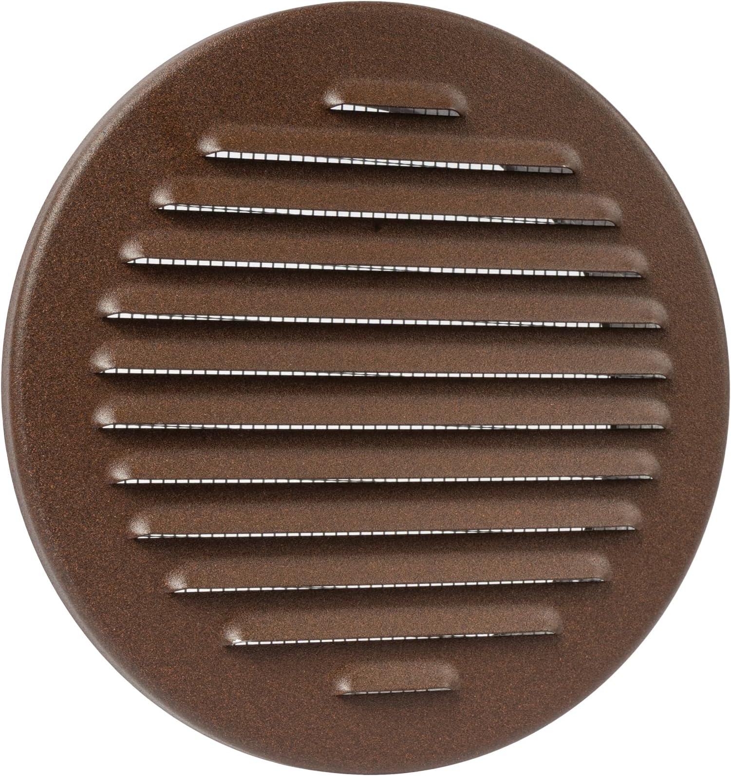 Vent Systems 6'' Inch Brown Soffit Vent Cover - Round Galvanized Steel ...