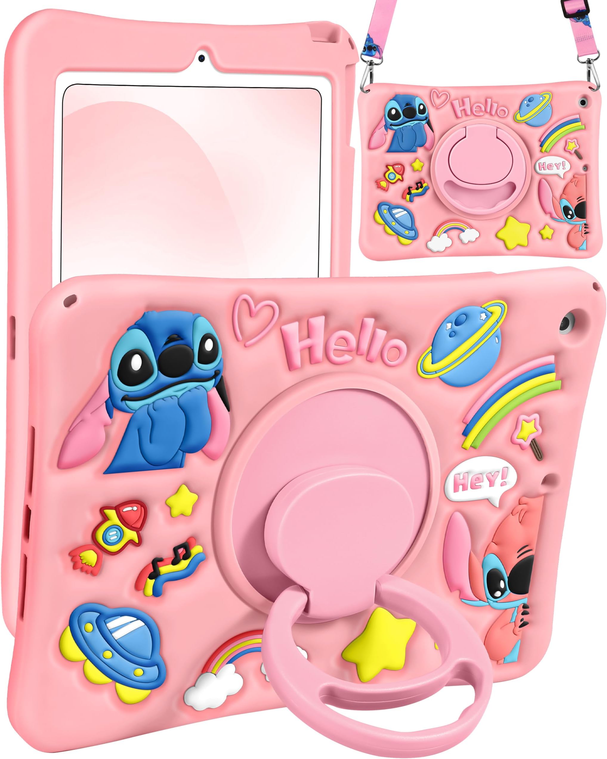 Amazon.com: Disney Lilo & Stitch Kids IPad Case - 10.2 Case for iPad ...