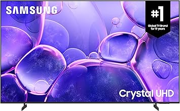 SAMSUNG 58-Inch U8000 Crystal UHD 4k Smart TV, Crystal Processor 4K ...