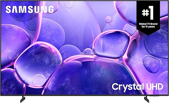 SAMSUNG 58-Inch U8000 Crystal UHD 4k Smart TV, Crystal Processor 4K ...