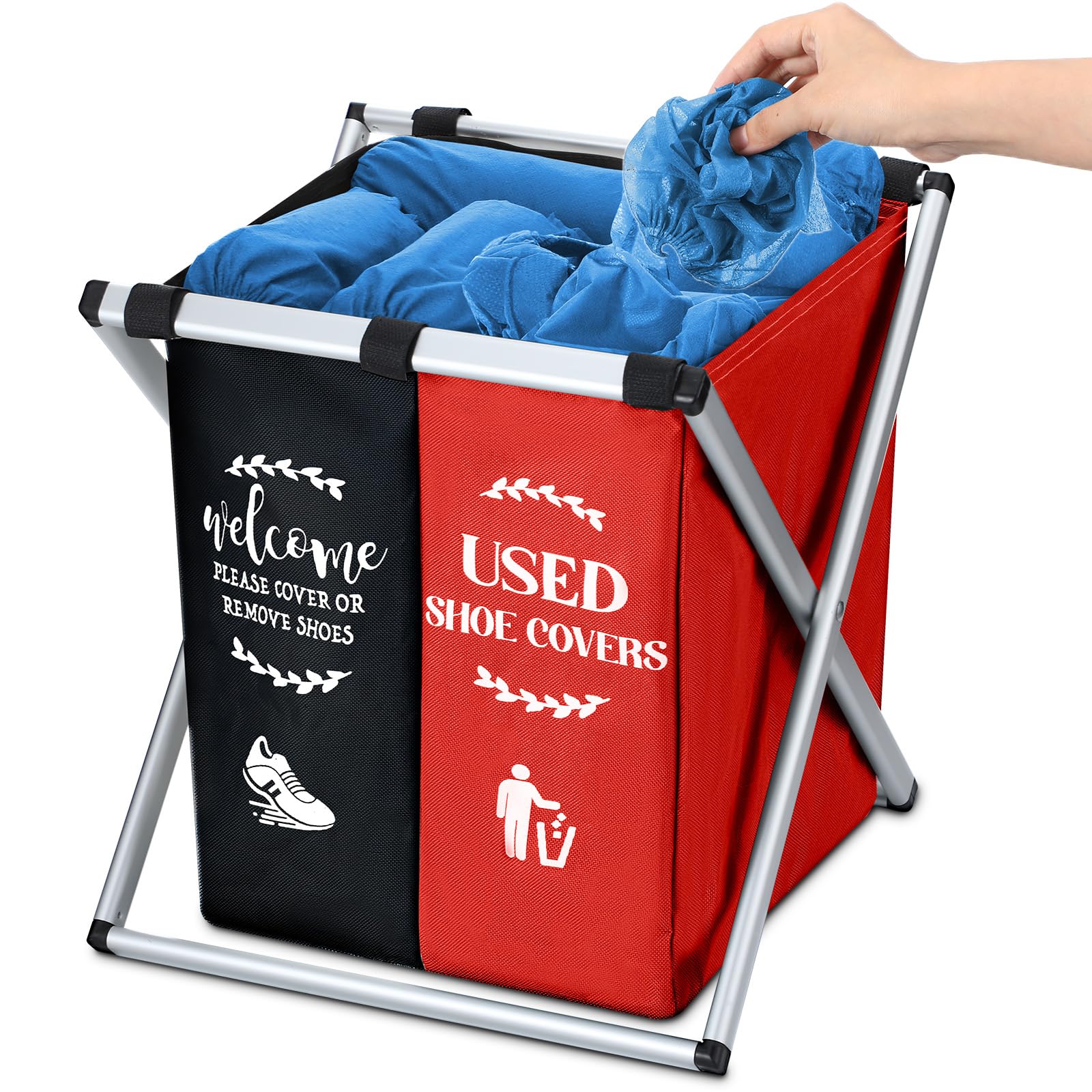 Amazon.com: Wonderjune Foldable Disposable Shoe Cover Box Dispenser ...