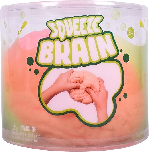 Amazon.com: Large Brain Squishy Squeeze Ball, Stress Relief Sensory ...