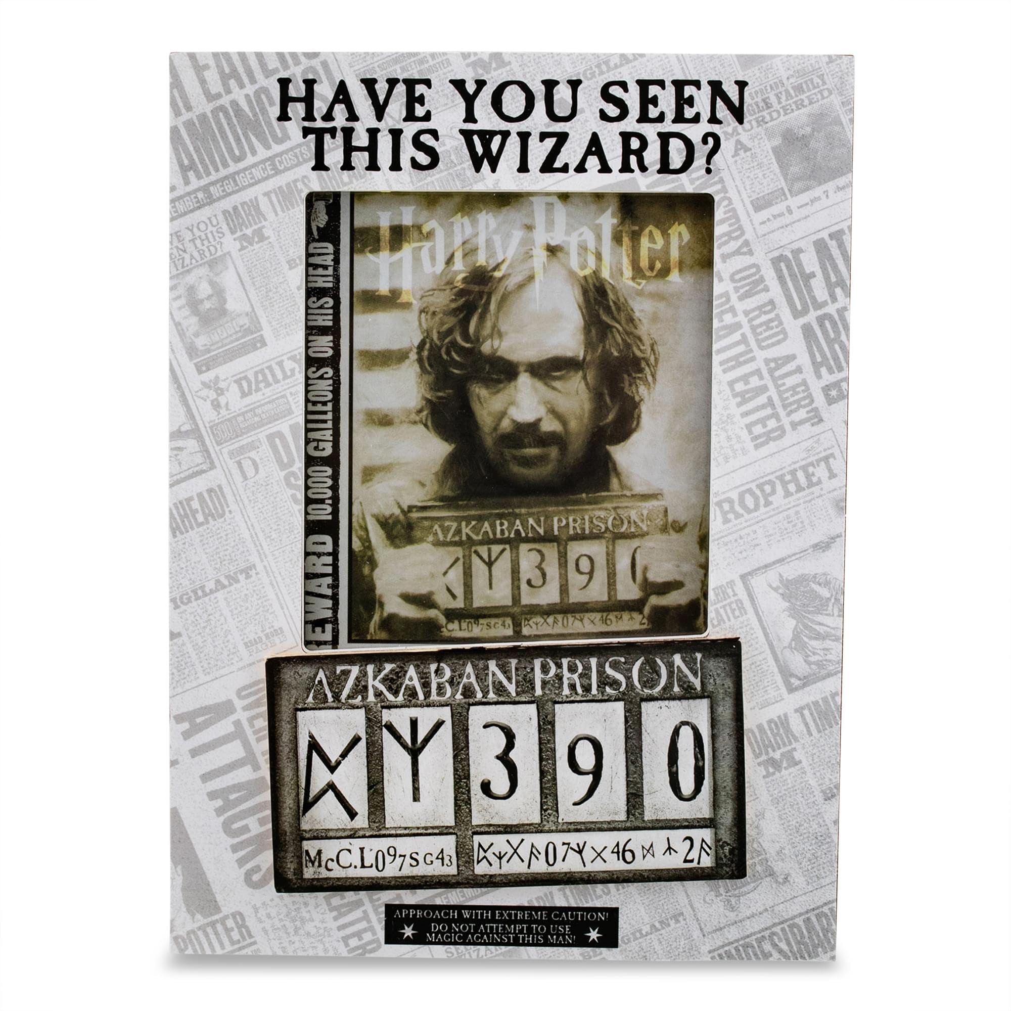 Snapklik.com : Silver Buffalo Harry Potter Sirius Black Have You Seen This Wizard Azkaban Prison ...