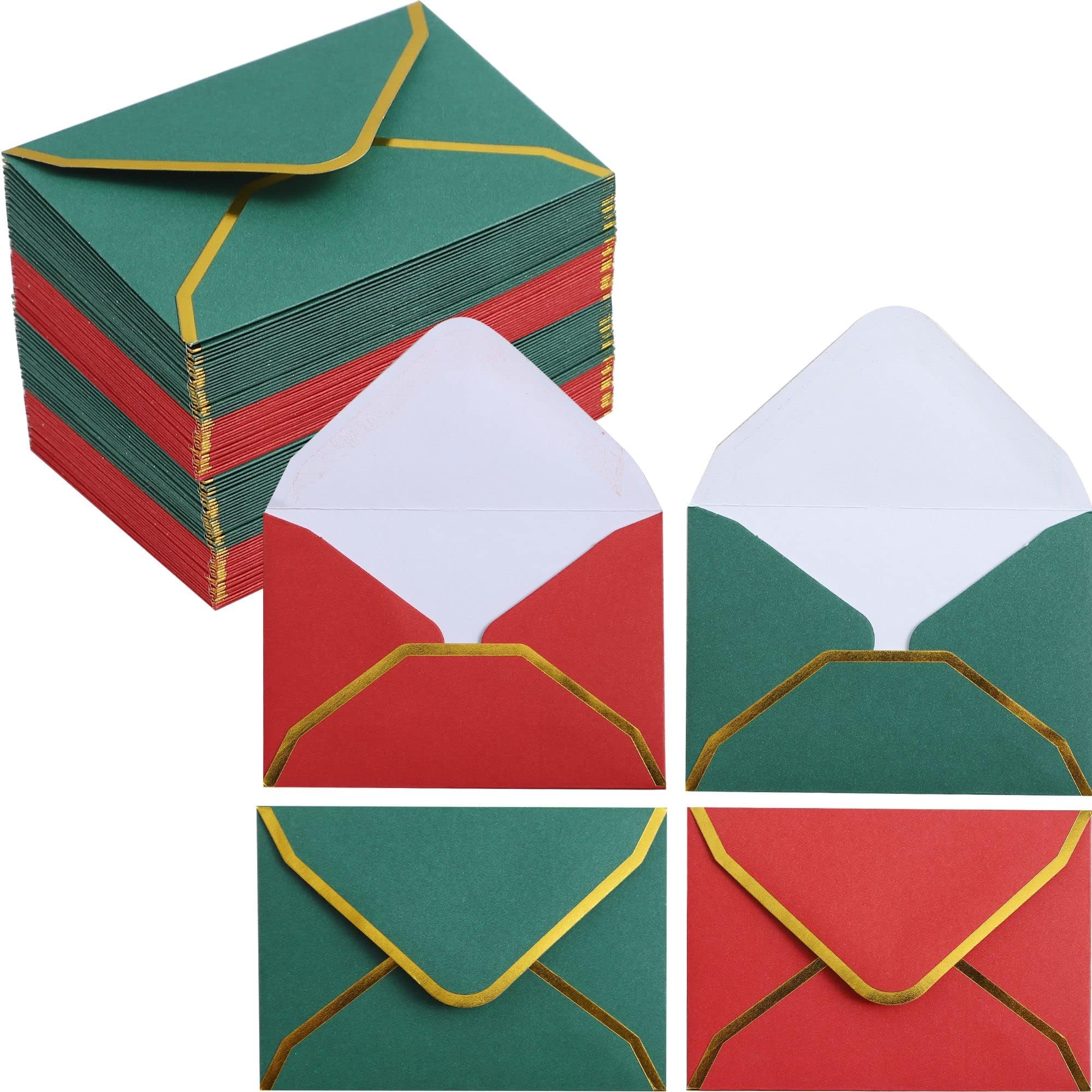 Heavy Duty Mini Envelopes with Gold Border - 48 PK - Gift Card ...