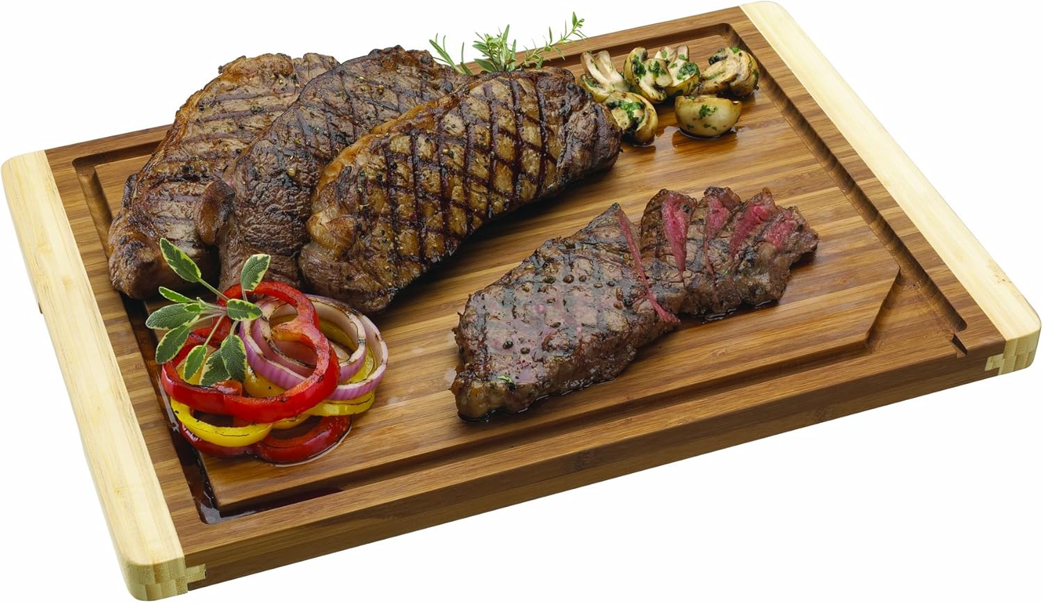 Amazon.com : GrillPro 00400 Bamboo Cutting Board : Home & Kitchen