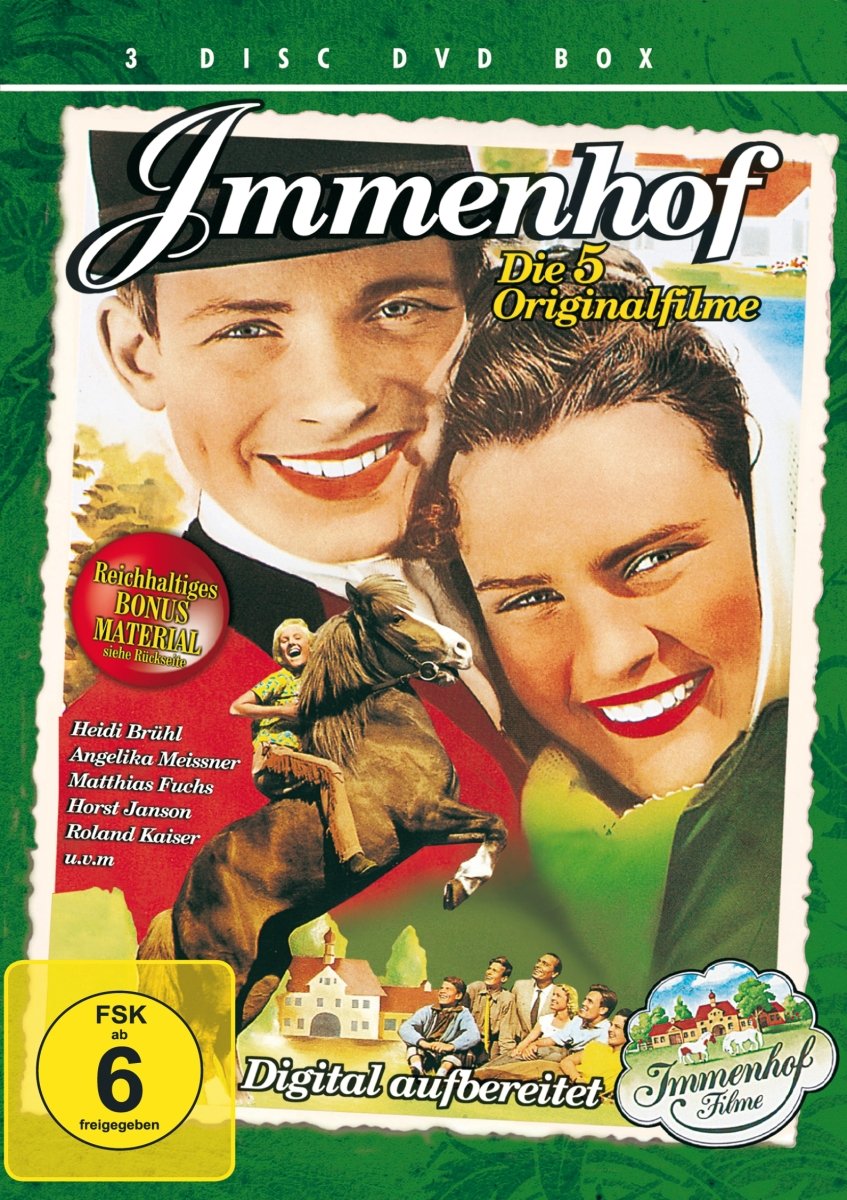 Immenhof - Die 5 Originalfilme auf 3 DVDs: Amazon.de: Heidi Brühl ...
