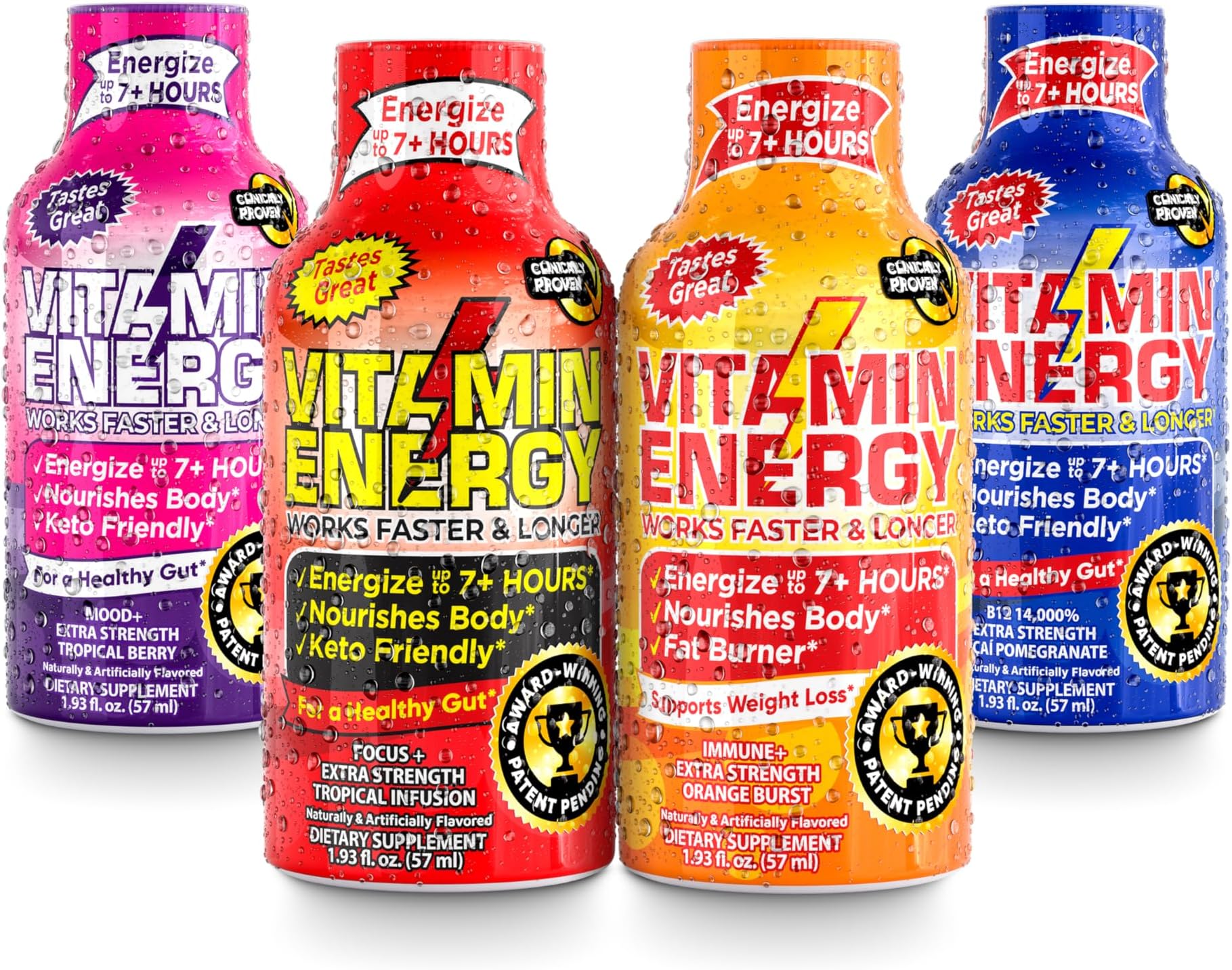 Amazon.com: VPX Bang Shot World's First Carbonated Energy Shot Bangster ...