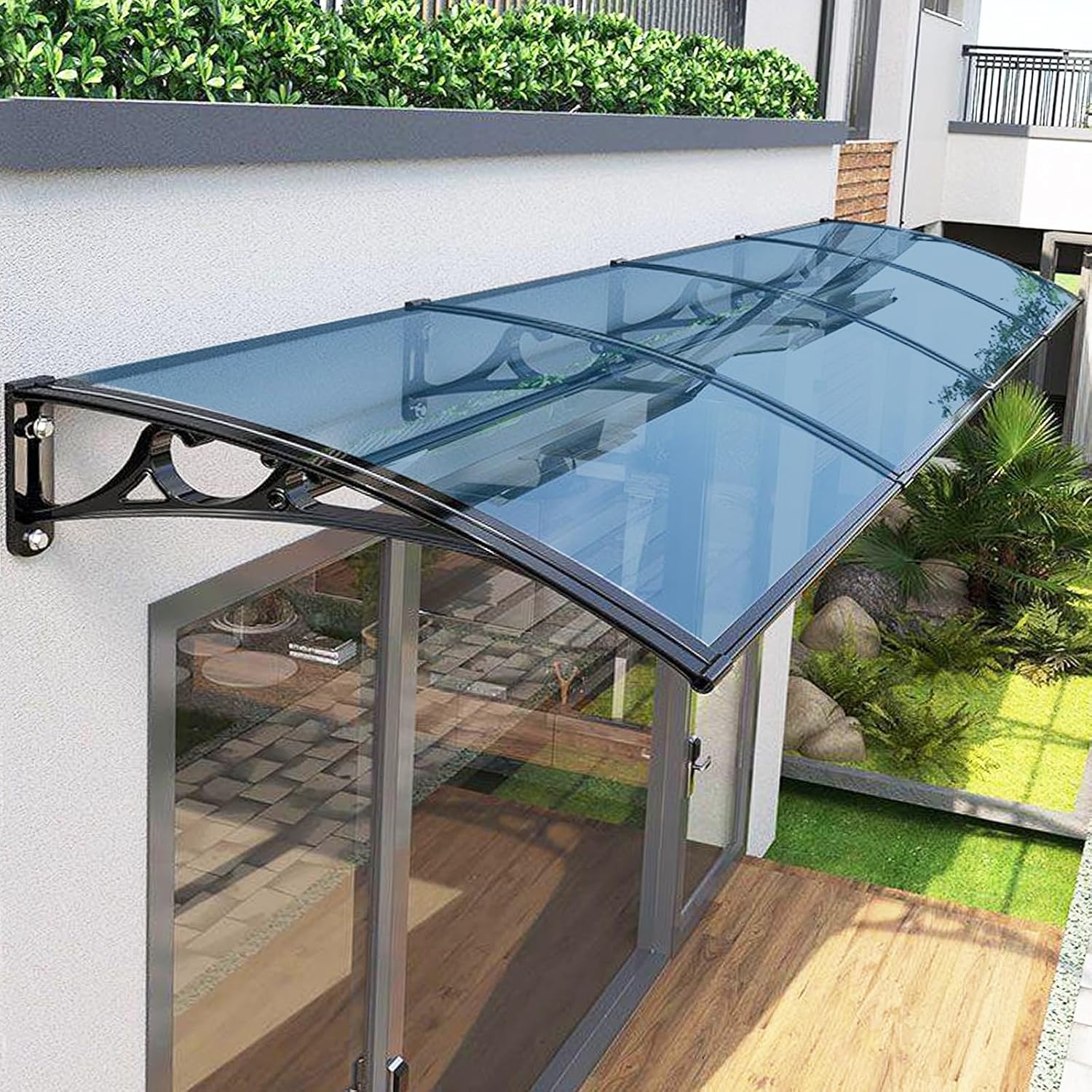 Amazon.com : Window Door Awning Canopy, 32x87 in/80x220 cm, Entry Door ...